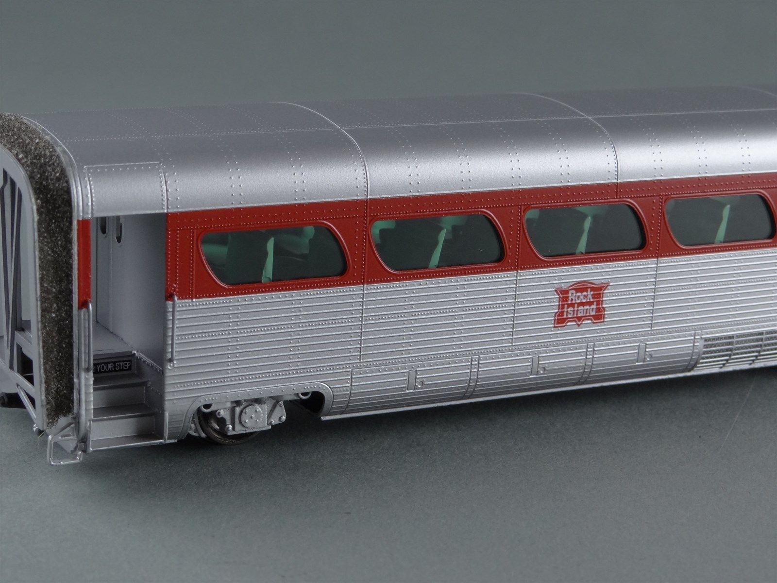 HO Brass Model Train - Railworks RI Rock Island Aerotrain ADD ON Car ...