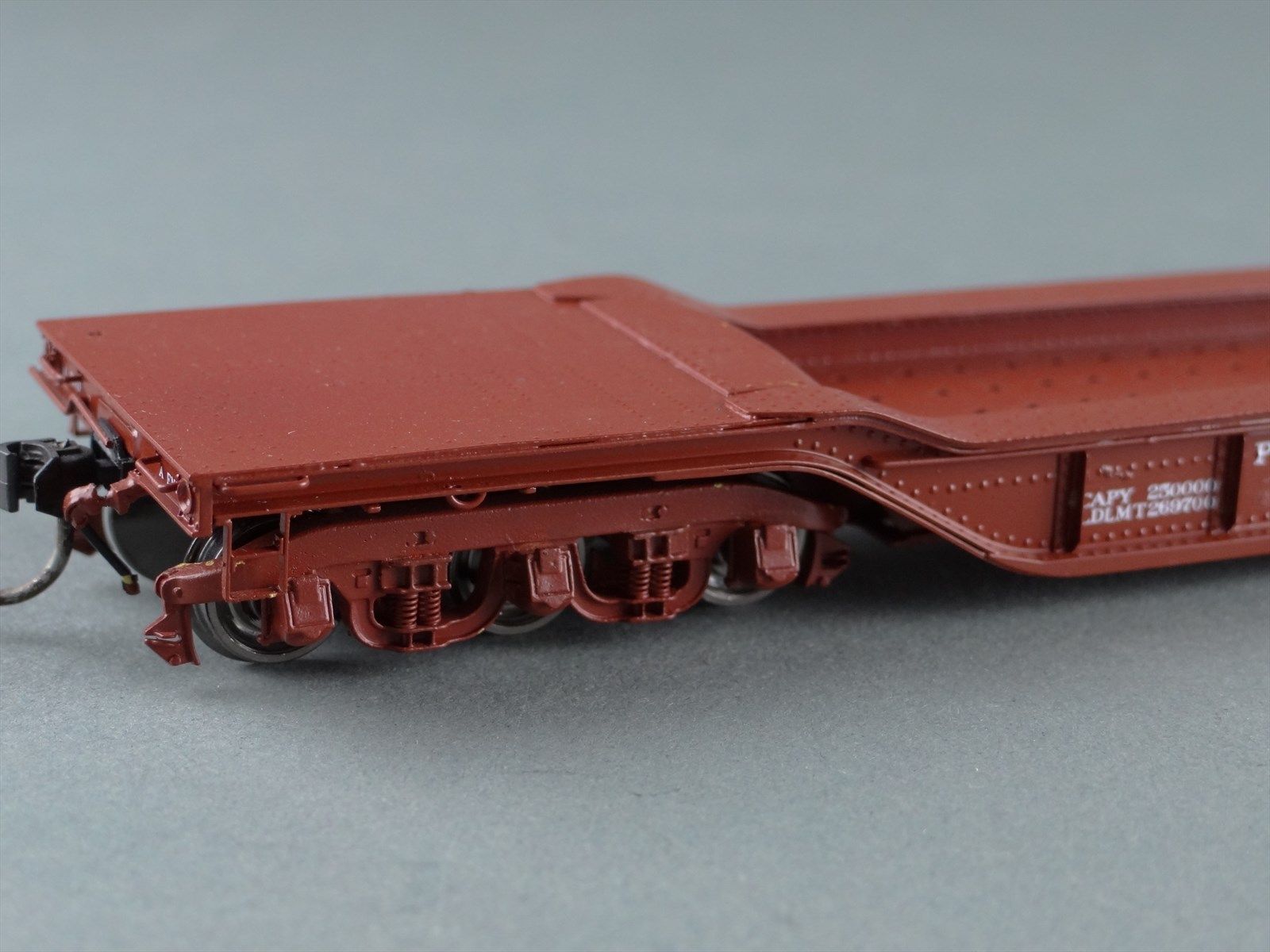 HO Brass Model Train - Railworks PRR Pennsylvania F-28 Well Flat Car ...