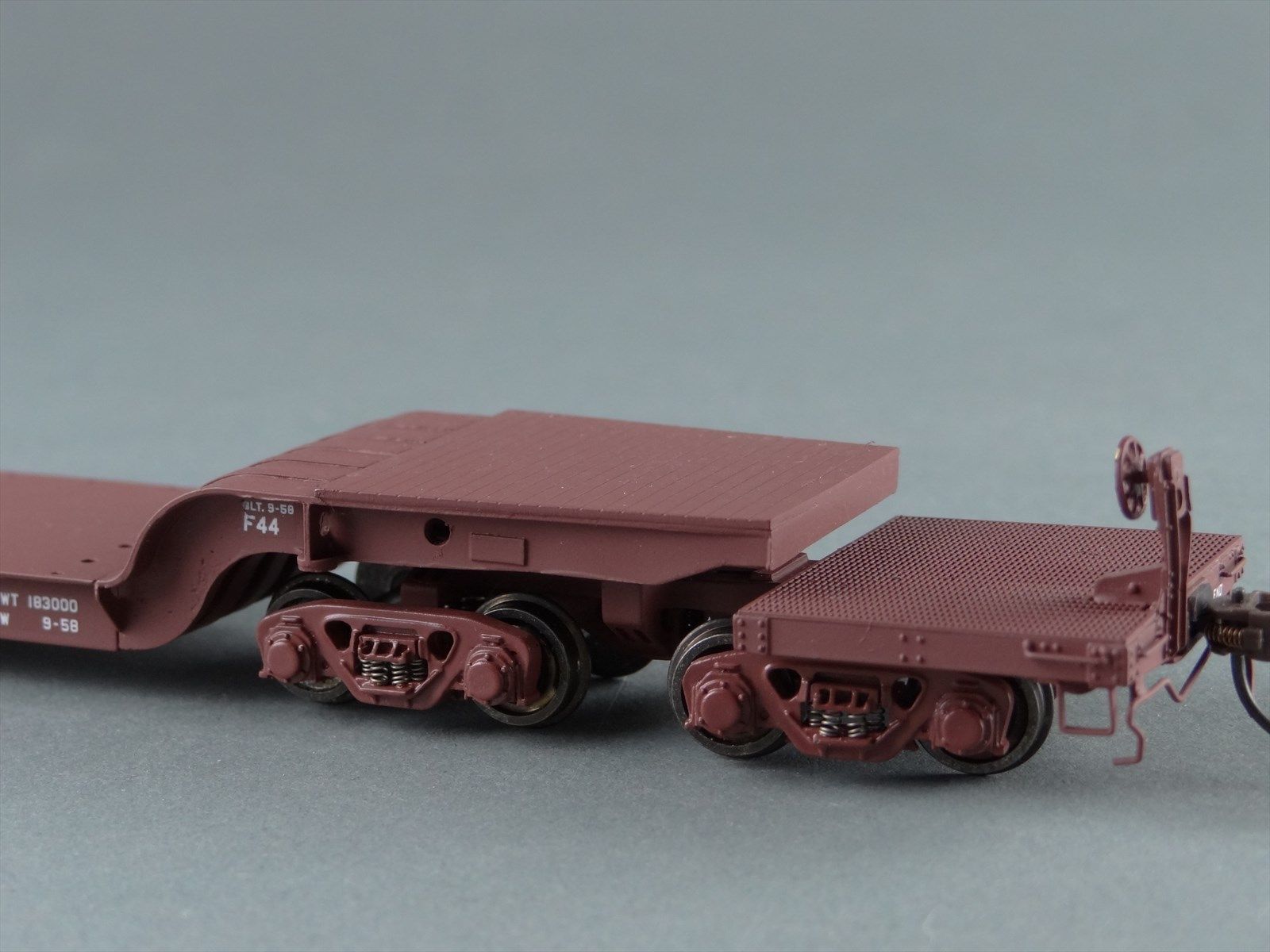 HO Brass Model Train - Railworks PRR Pennsylvania F-44 D/C 4-Truck Flat ...