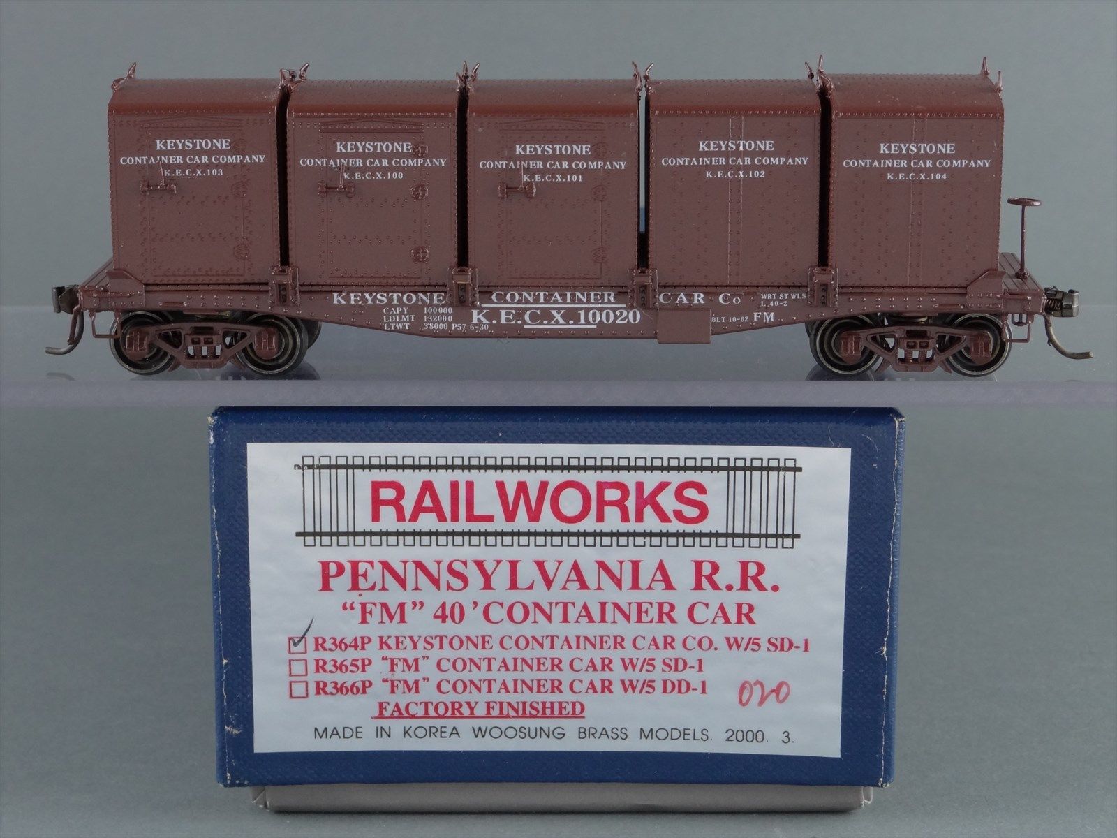HO Brass Model Train - Railworks PRR Pennsylvania Keystone FM 40 ...