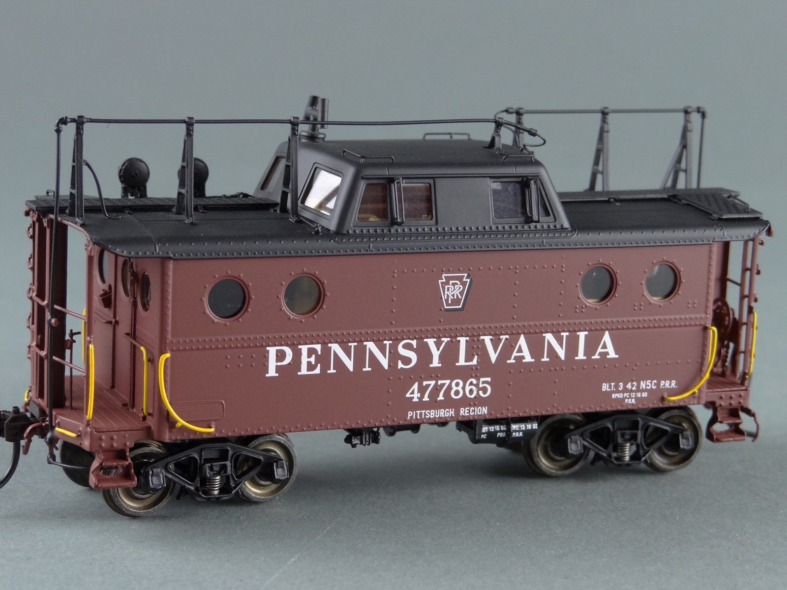 HO Brass Model Train - Rail Classics R-272 PRR N5C Caboose #477865 w ...