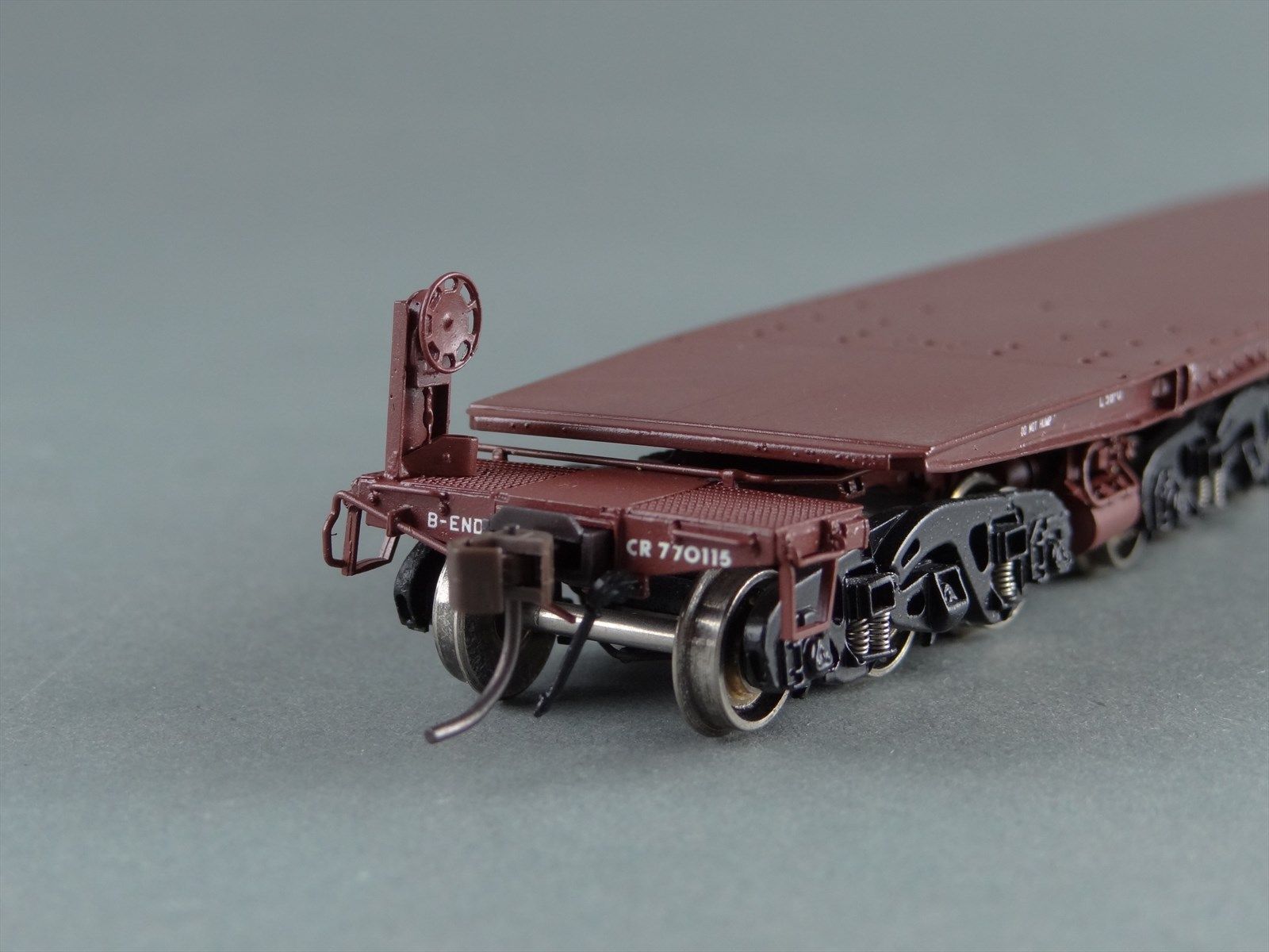 HO Brass Model Train - Rail Classics R-182 Conrail F-38 Heavy Duty Flat ...