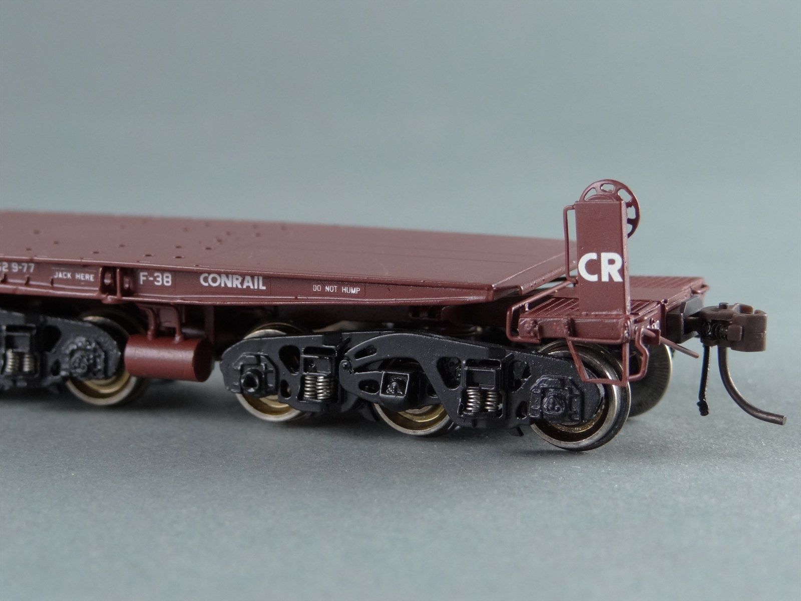 HO Brass Model Train - Rail Classics R-182 Conrail F-38 Heavy Duty Flat ...