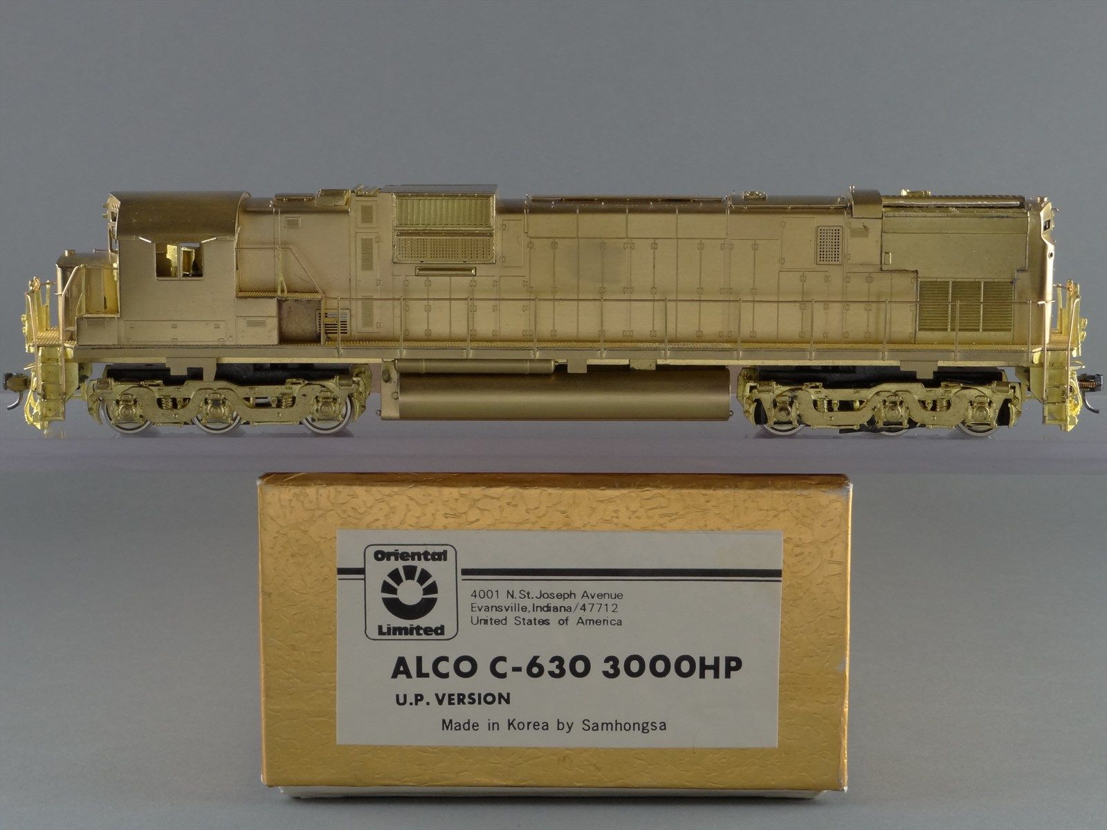 HO Brass Model Train - Oriental UP Union Pacific ALCO C-630 Diesel - Unpainted