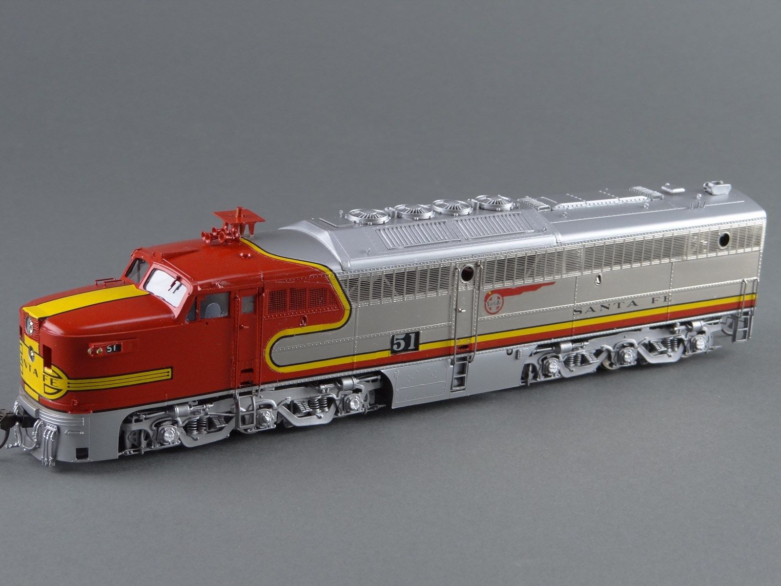 HO Brass Model Train - OMI Overland ATSF Santa Fe PA-1 / PB-1 #51 ...