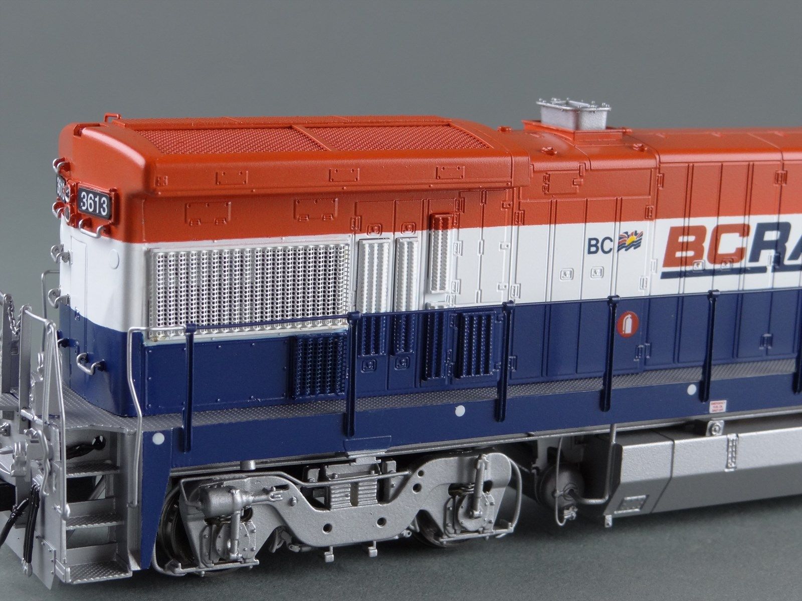 HO Brass Model Train - OMI 6724.1 BCR British Columbia B36-7 Diesel ...