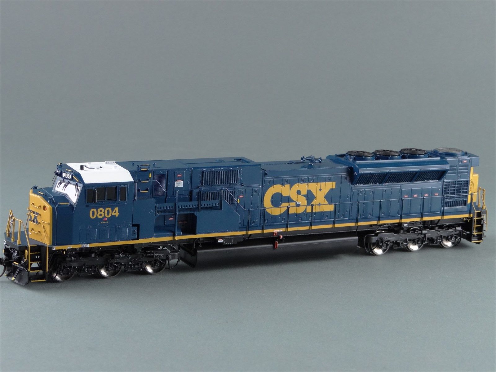 HO Brass Model Train - OMI AA-1104-1 Overland CSX SD80MAC Diesel #0804 ...