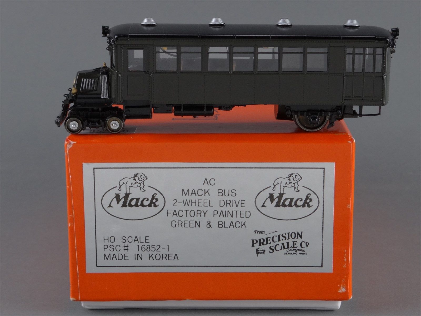 HO Brass Model Train - PSC 16852-1 Mack Railbus - Painted / Powered ...