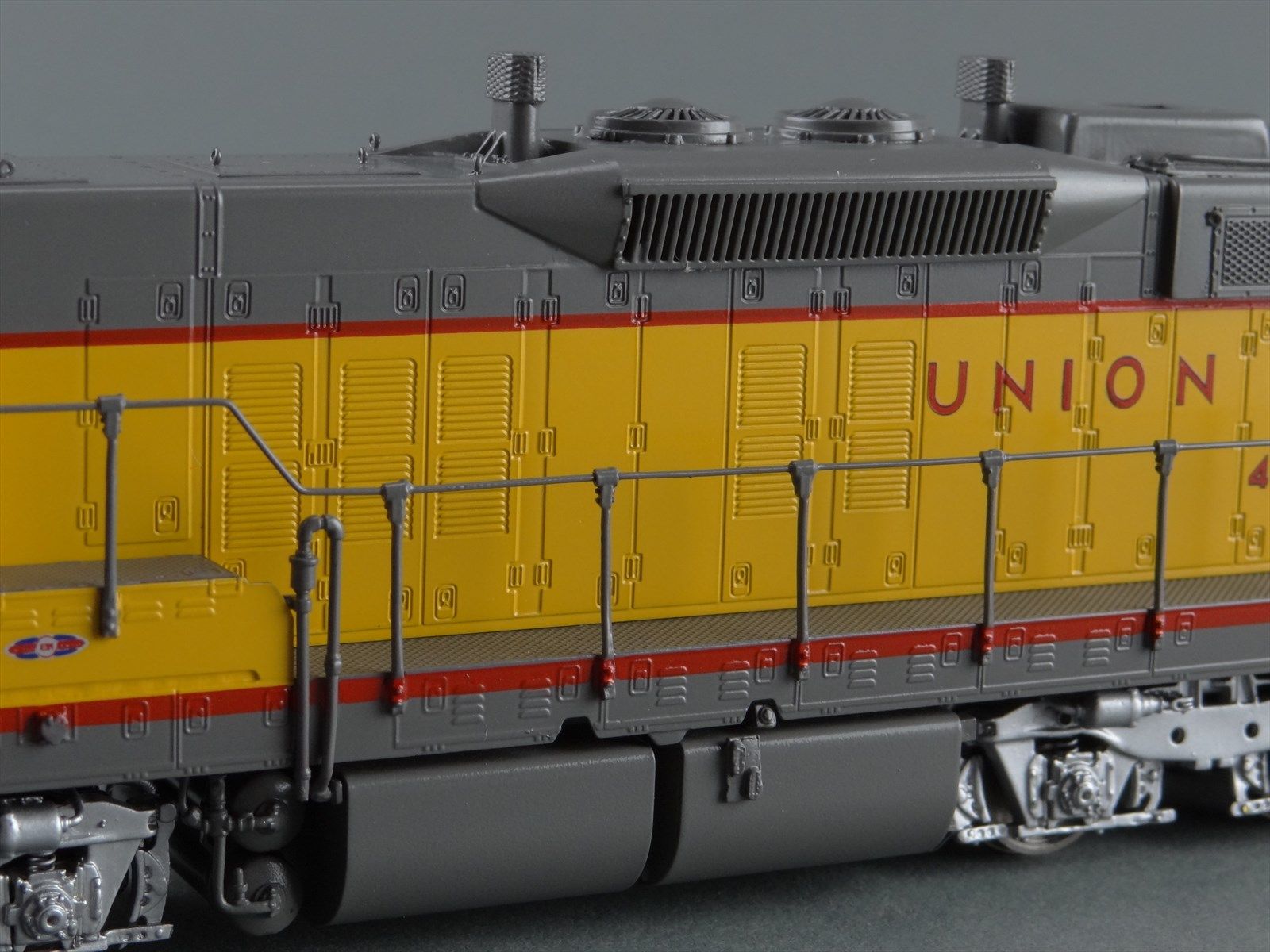 HO Brass Model Train - OMI 6778.2 Overland UP SD7 Diesel #457 w ...