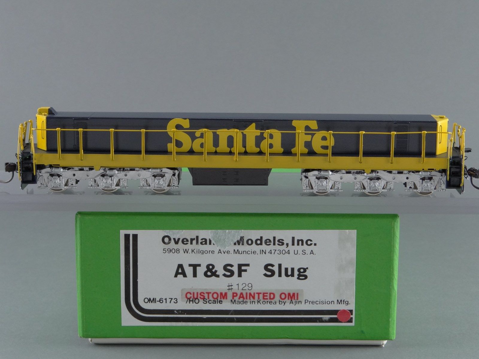 HO Brass Model Train - OMI 6173.1 ATSF Santa Fe Slug Diesel - Custom