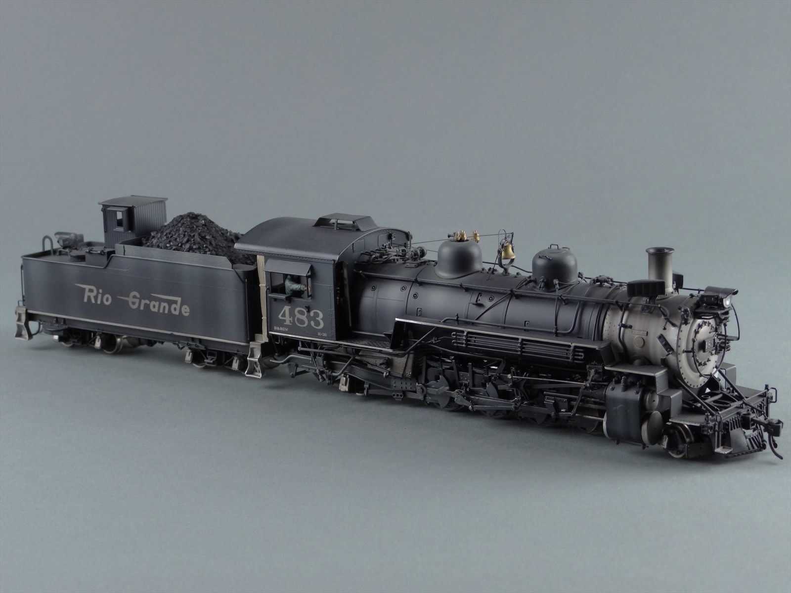 Sn3 Scale Brass Model Train - PBL Milestone - D&RGW K-36 2-8-2 #483 ...