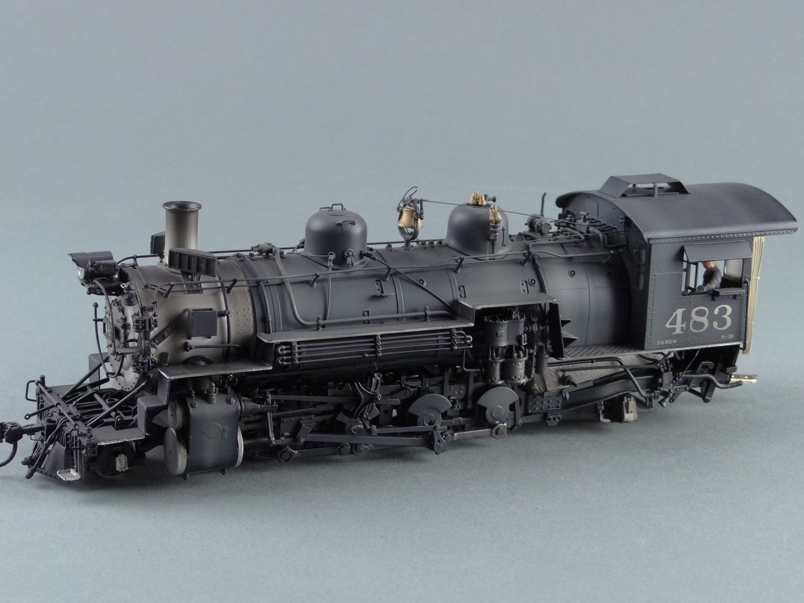Sn3 Scale Brass Model Train - PBL Milestone - D&RGW K-36 2-8-2 #483 ...