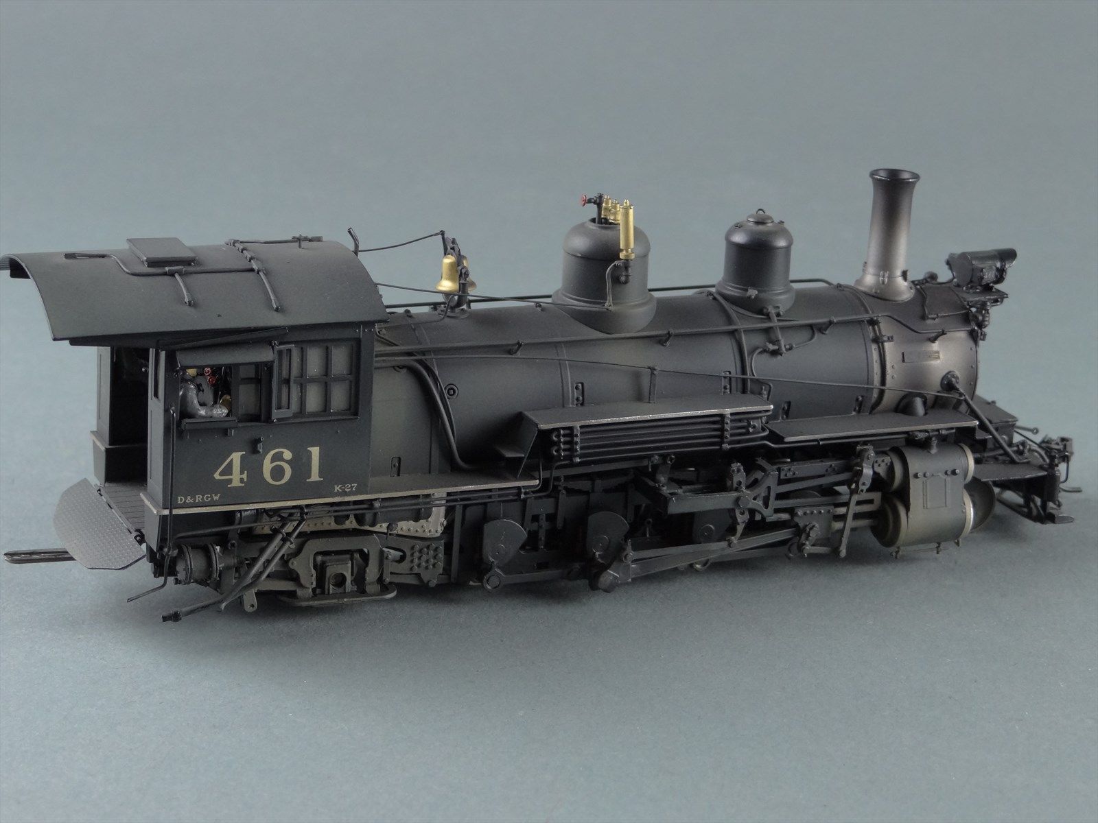Sn3 Scale Brass Model Train - PBL Milestone - D&RGW K-27 2-8-2 #461 ...