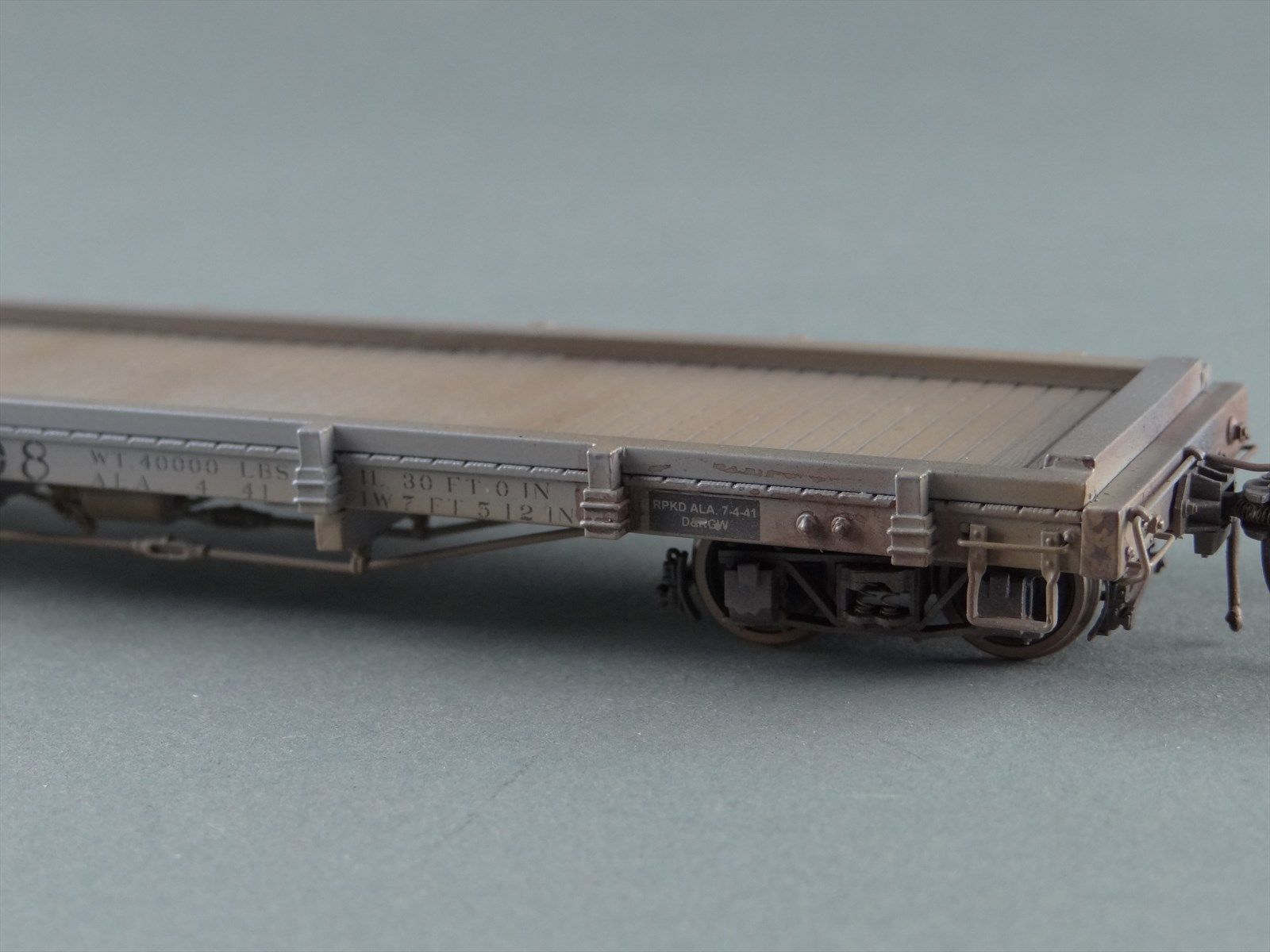 Sn3 Scale Brass Model Train - PBL Milestone - D&RGW Pile Driver OB ...