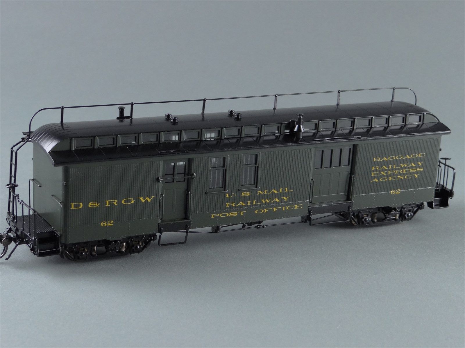 Sn3 Brass Model Train - PBL Milestone - D&RGW Passenger RPO #62 - Chili ...