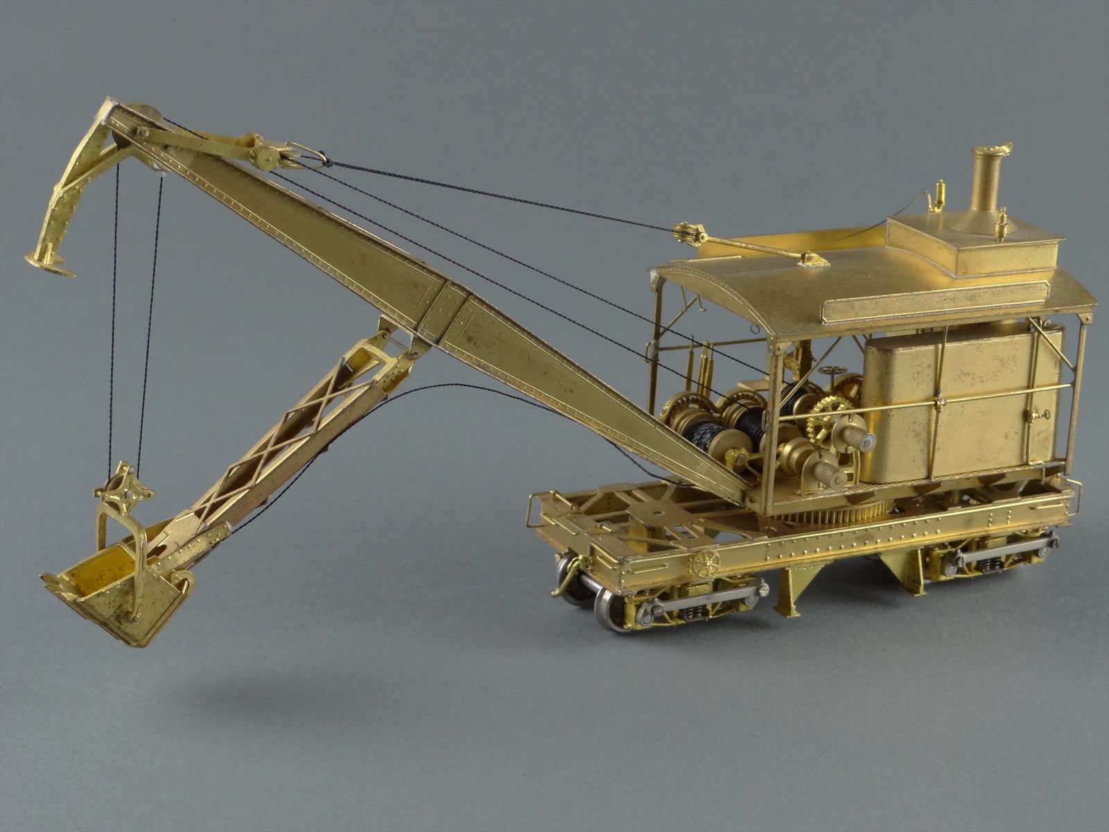 Sn3 Scale Brass Model Train - OMI 1680 Overland American Hoist Ditcher
