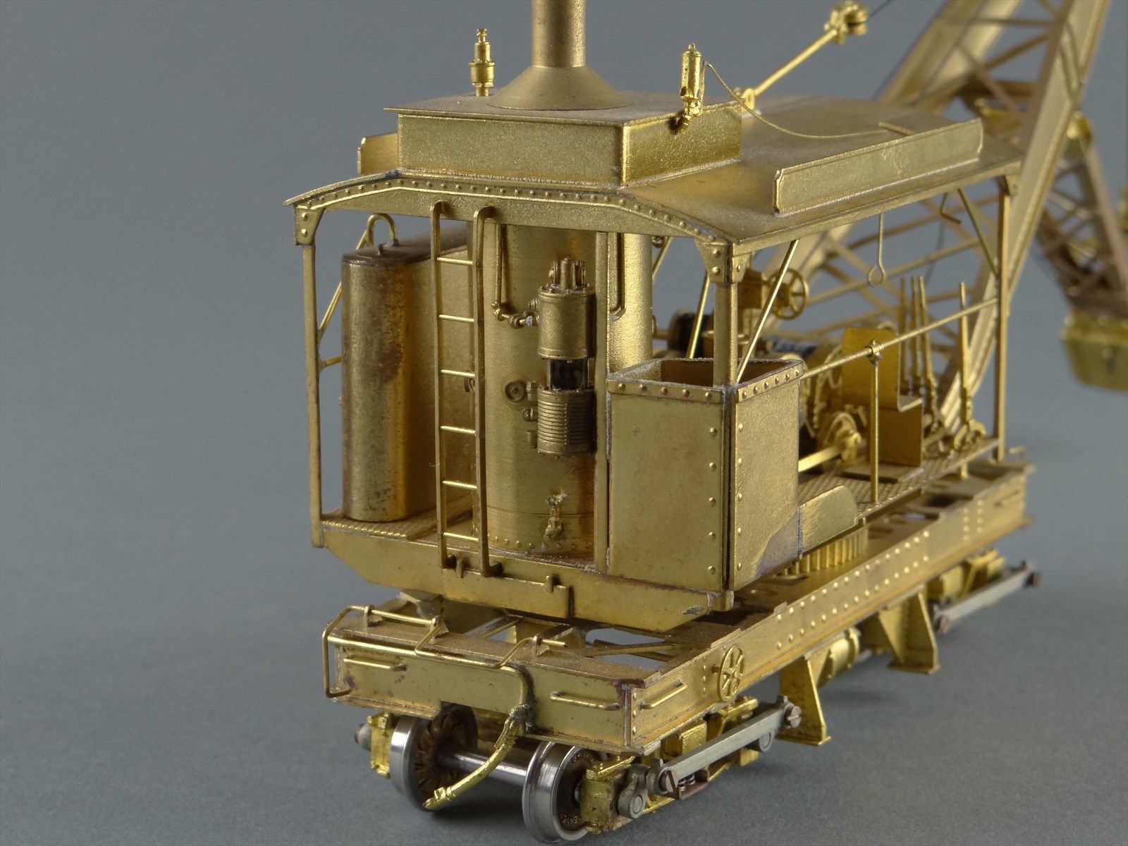 Sn3 Scale Brass Model Train - OMI 1680 Overland American Hoist Ditcher