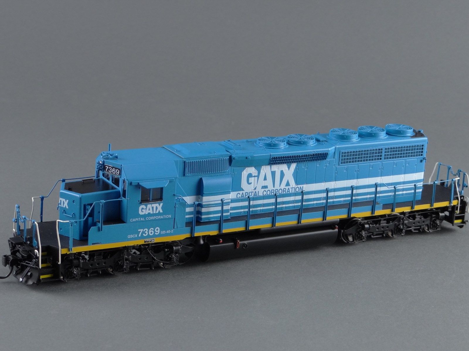 HO Brass Model Train - OMI #6667.1 Overland GATX SD40-2 #7369