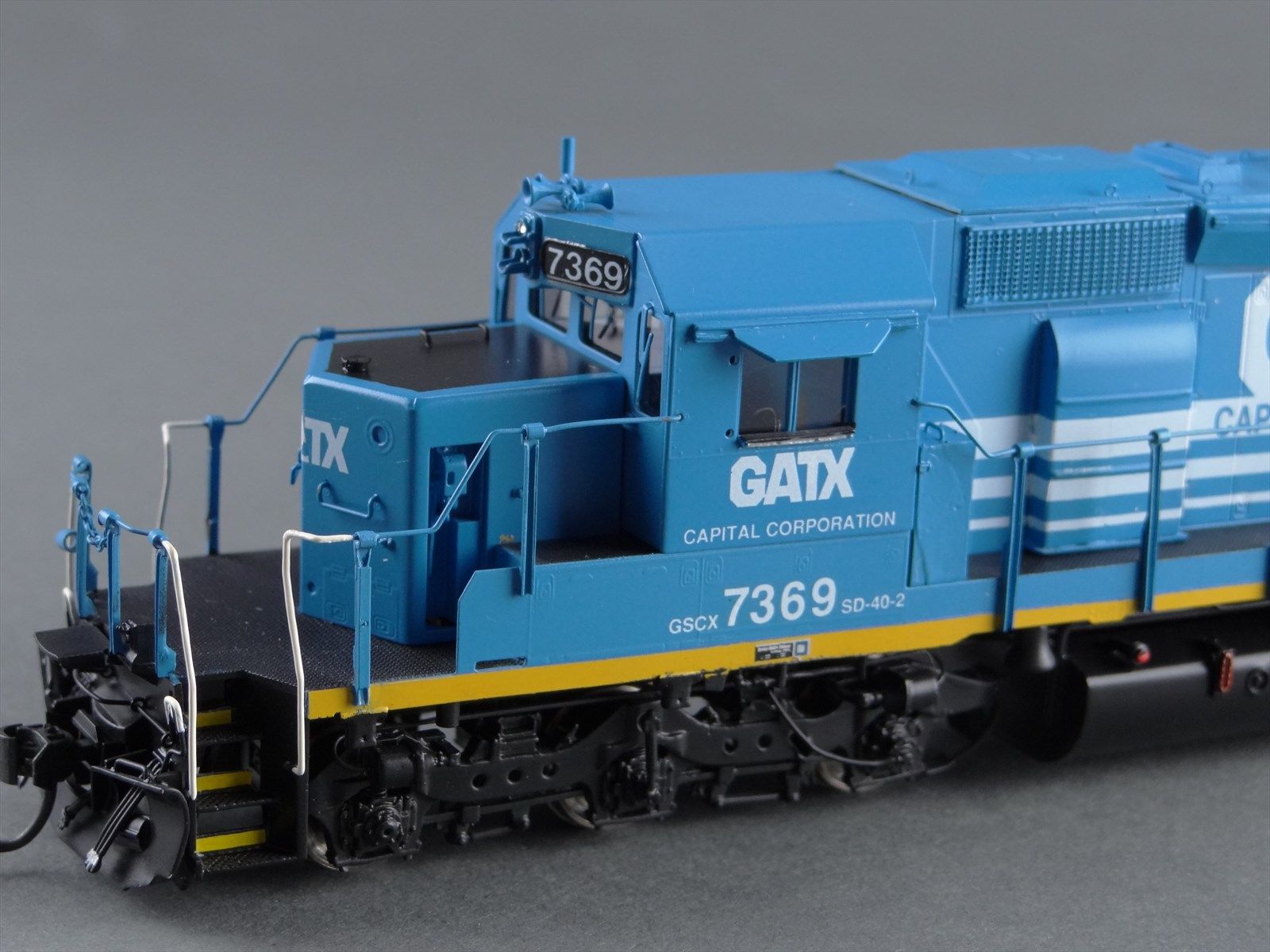 HO Brass Model Train - OMI #6667.1 Overland GATX SD40-2 #7369