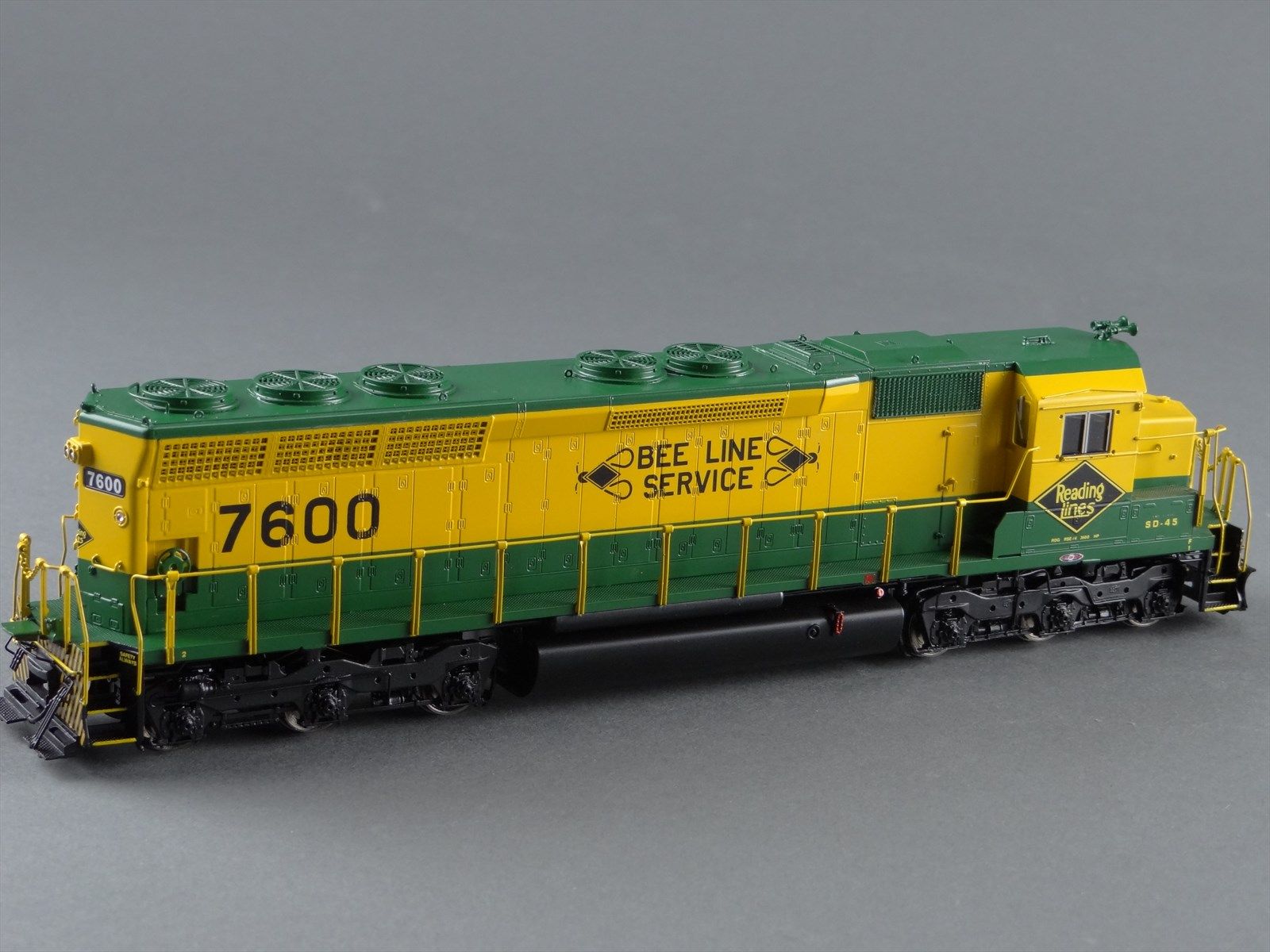 HO Brass Model Train - OMI Overland Reading Lines EMD SD45 Diesel #7600