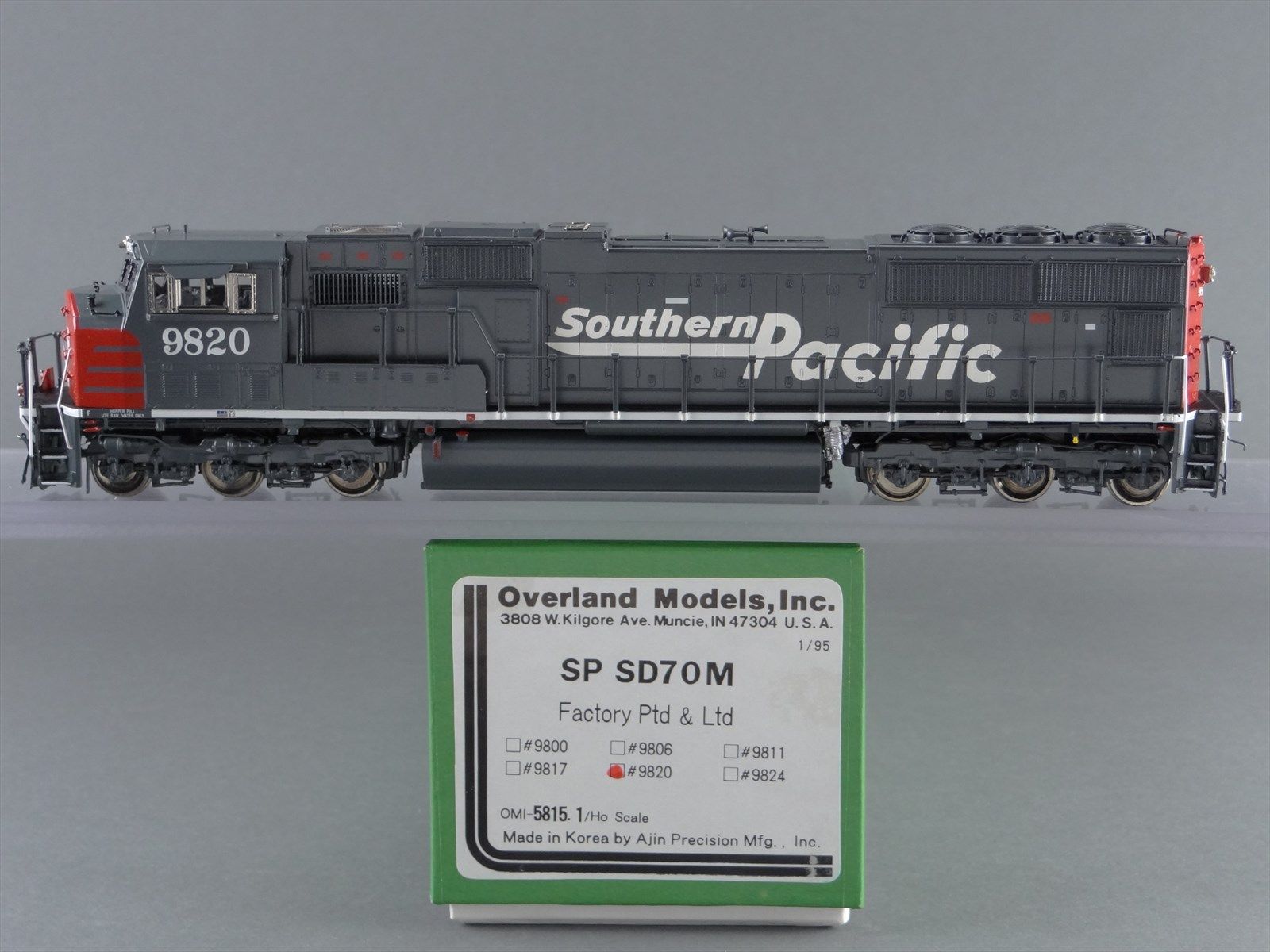 HO Brass Model Train - OMI #5815.1 Overland SP Southern Pacific SD70M ...