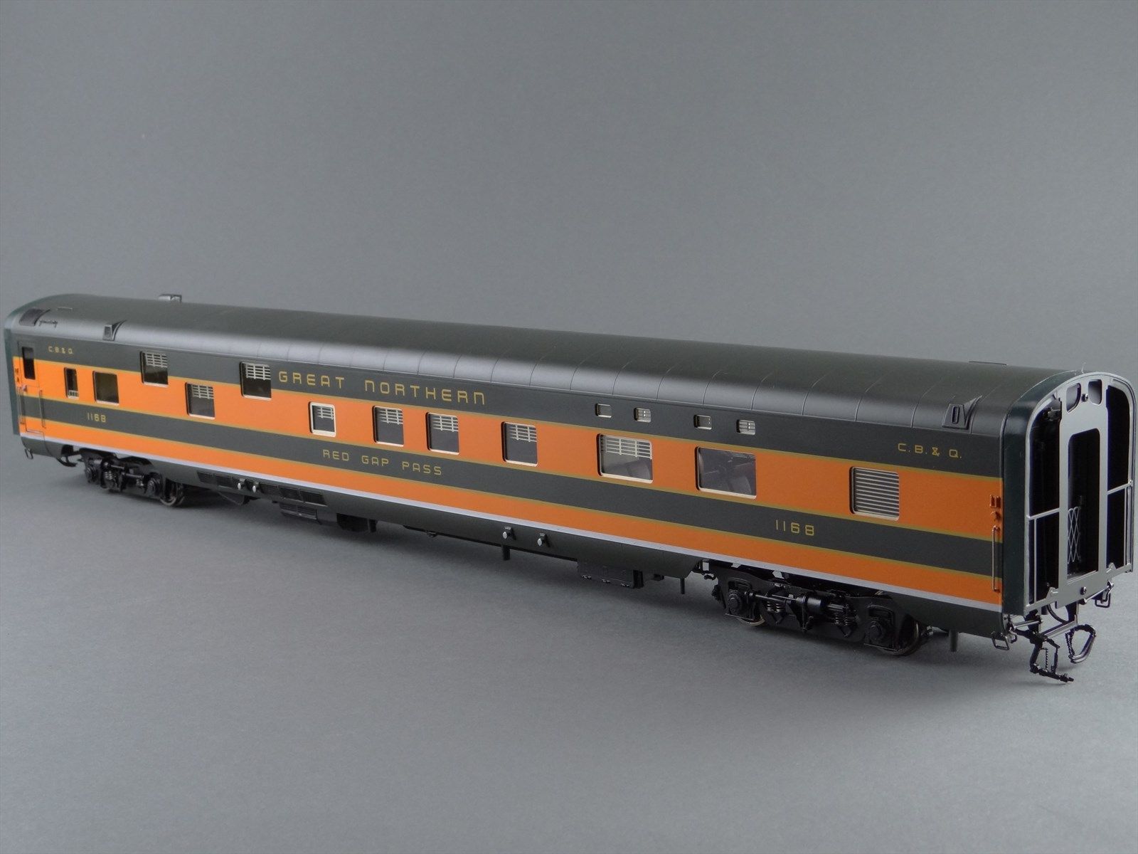 O Scale 2-Rail Brass Model Train - PSC 17421-1 GN 1947 Empire Builder 8 ...