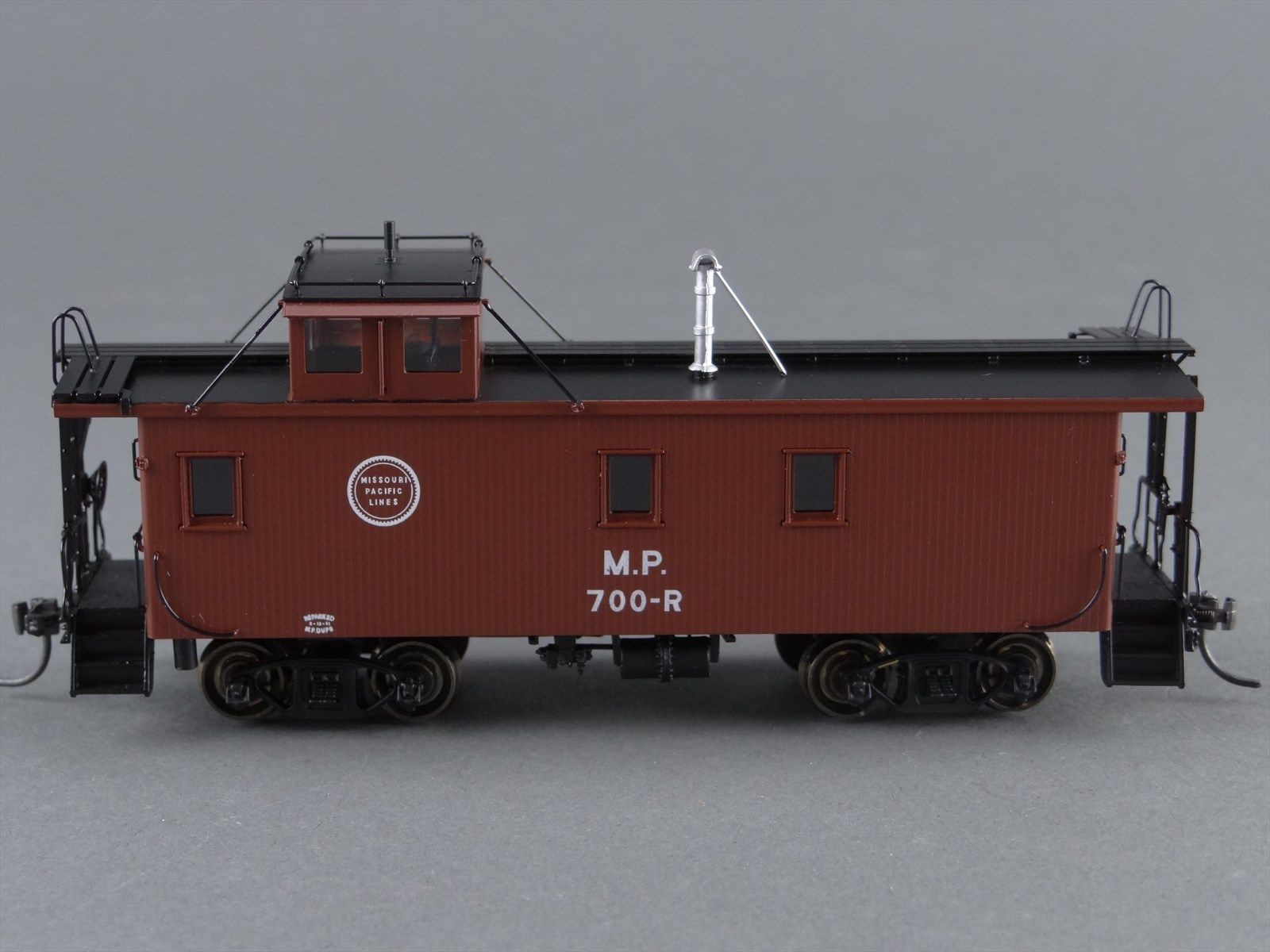HO Brass Model Train - OMI Overland MP Missouri Pacific Wood Side Caboose #700R