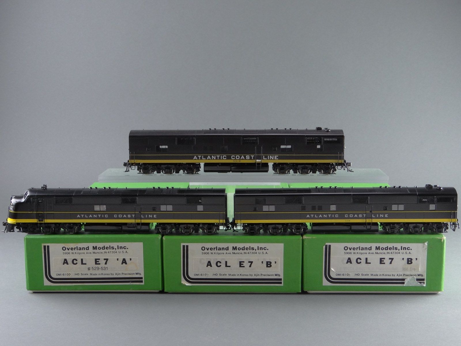 HO Brass Model Train - OMI 6100 / 6101 Overland ACL E7 E7A E7B A-B-B ...