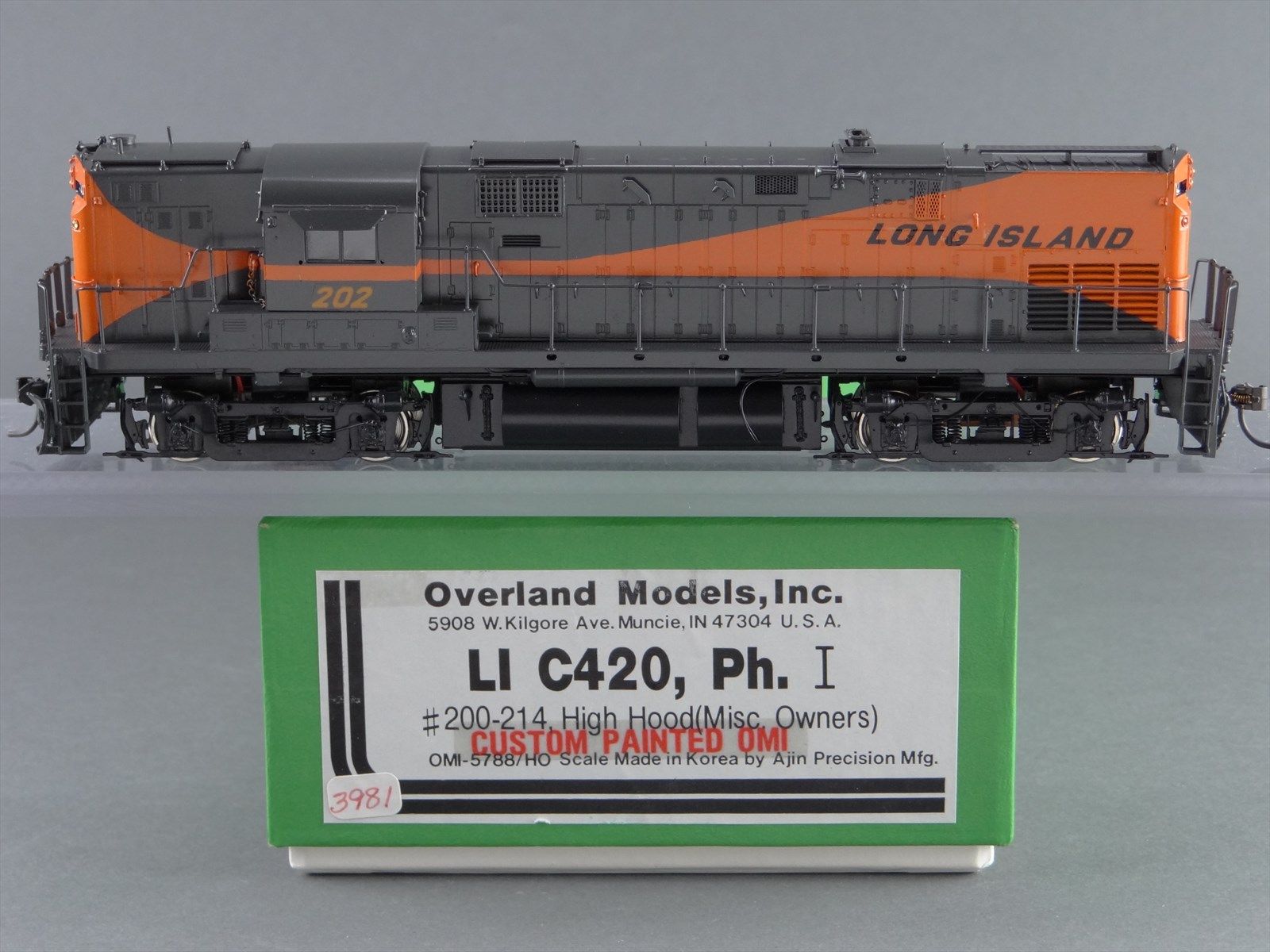 HO Brass Model Train - OMI #5788.1 Overland LI C420 Long Island #202 ...