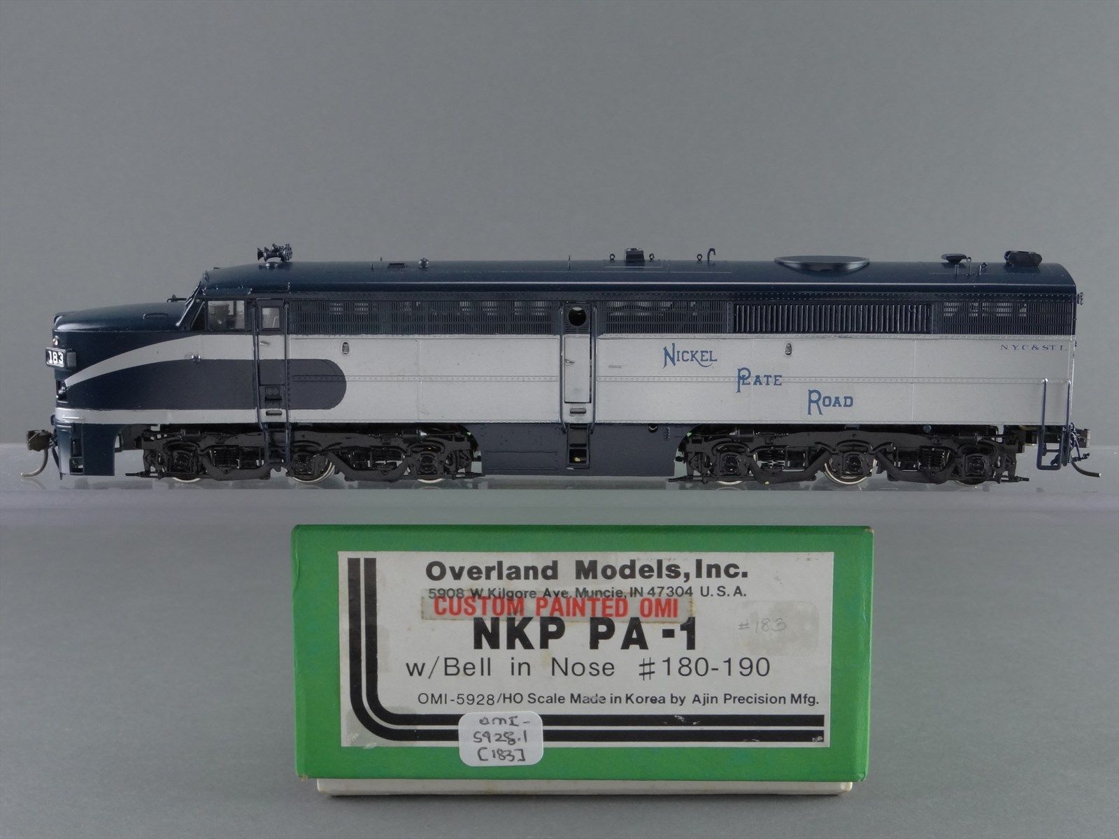 HO Brass Model Train - OMI 5928.1 NKP Nickel Plate Road ALCO PA-1 ...