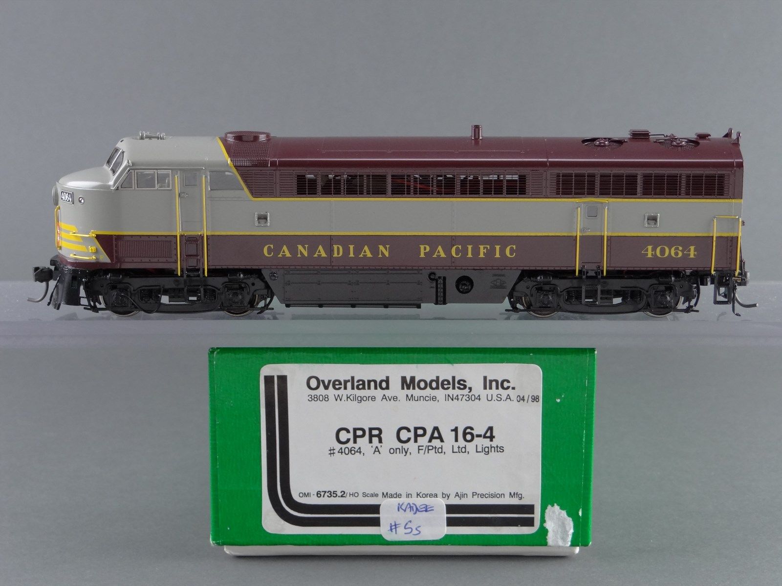 HO Brass Model Train - OMI 6735.2 CP CPR Canadian Pacific CPA 16-4 ...