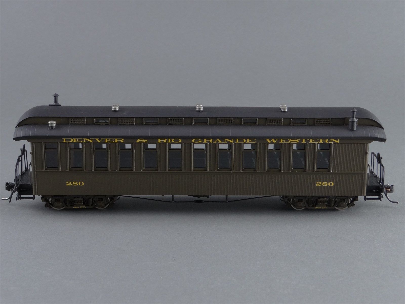 Sn3 Scale Brass Model Train Car - PBL Milestone - D&RGW Coach #280 ...