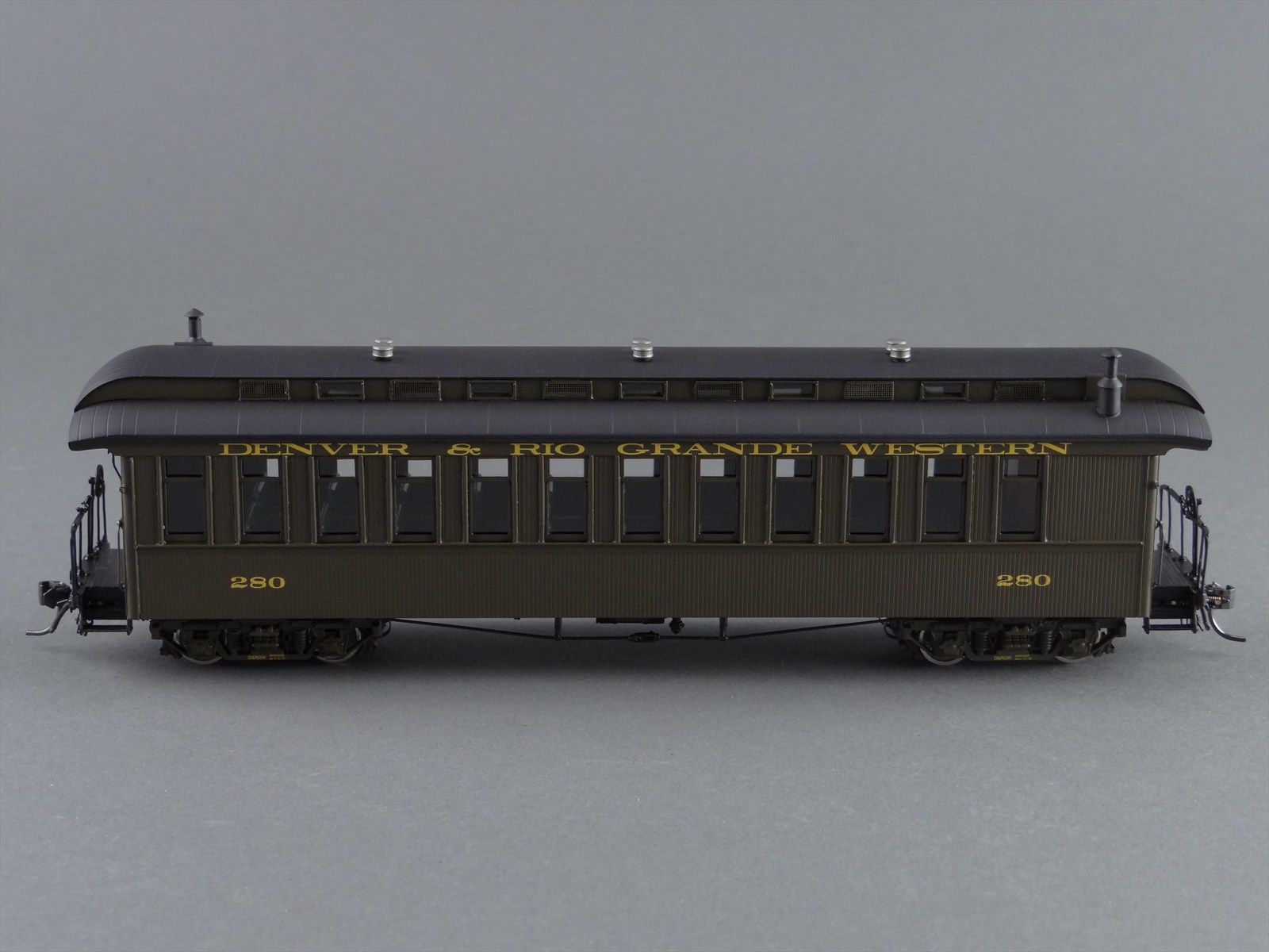 Sn3 Scale Brass Model Train Car - PBL Milestone - D&RGW Coach #280 ...