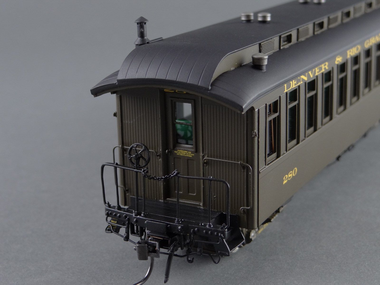 Sn3 Scale Brass Model Train Car - PBL Milestone - D&RGW Coach #280 ...