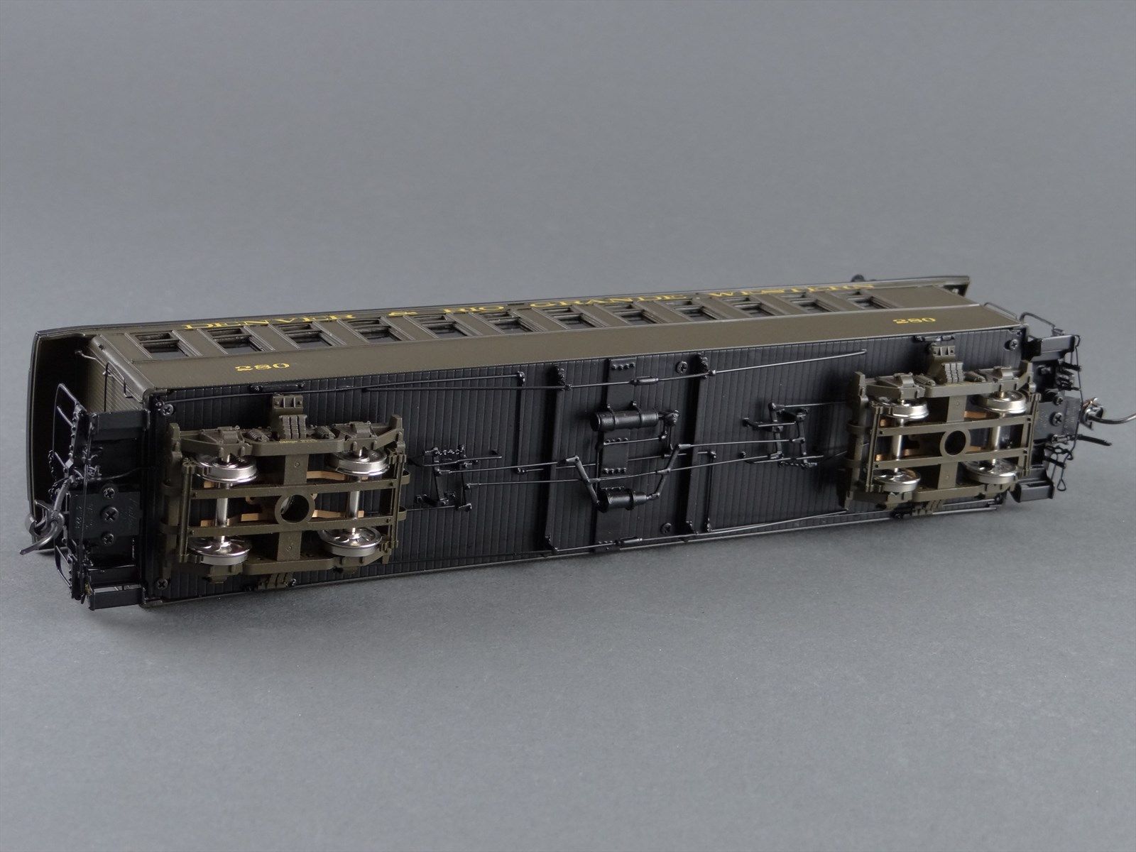 Sn3 Scale Brass Model Train Car - PBL Milestone - D&RGW Coach #280 ...