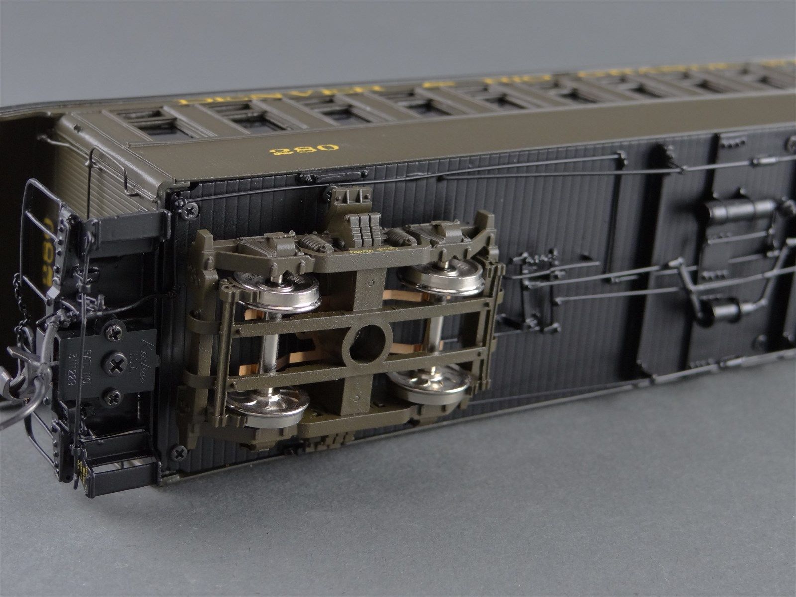 Sn3 Scale Brass Model Train Car - PBL Milestone - D&RGW Coach #280 ...