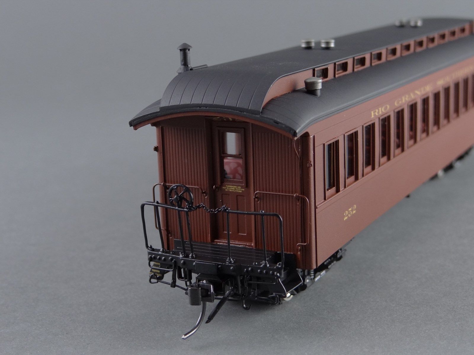 Sn3 Scale Brass Model Train Car - PBL Milestone - RGS Coach #252 ...