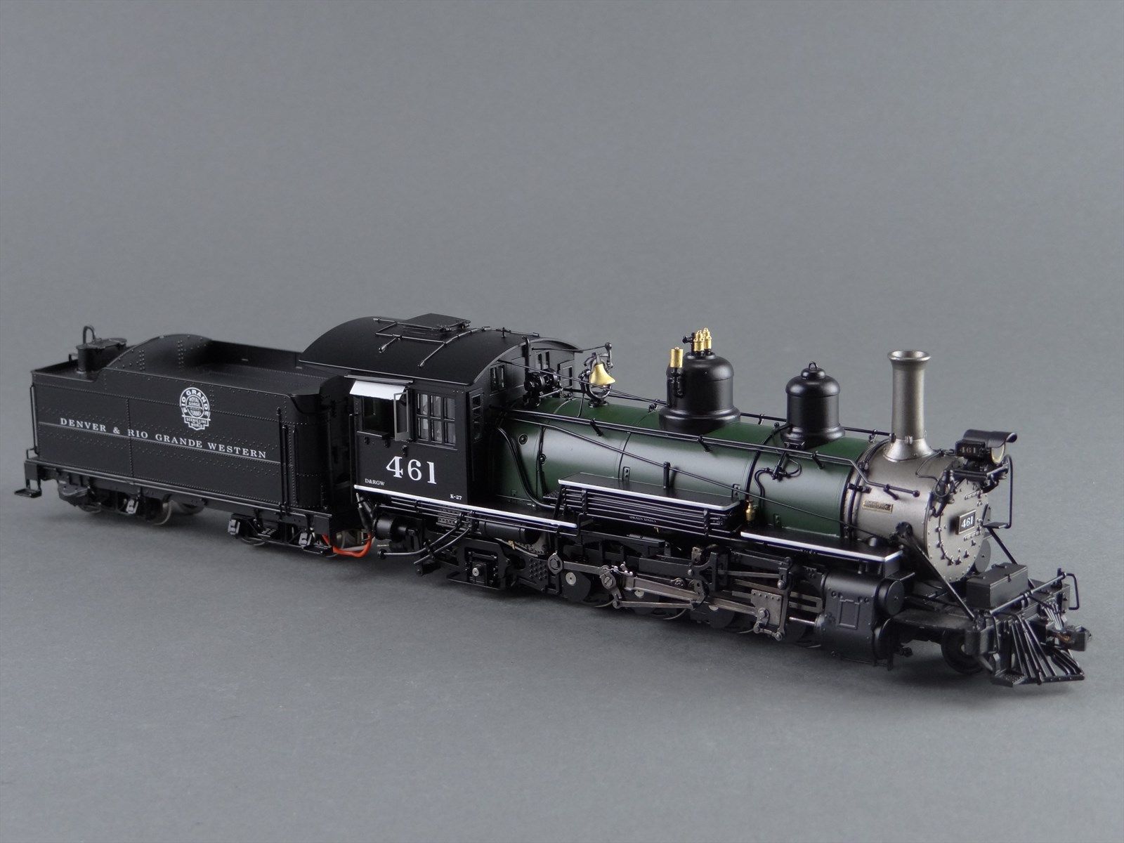 Sn3 Scale Brass Model Train - PBL Hybrid D&RGW Rio Grande K-27 2-8-2 ...