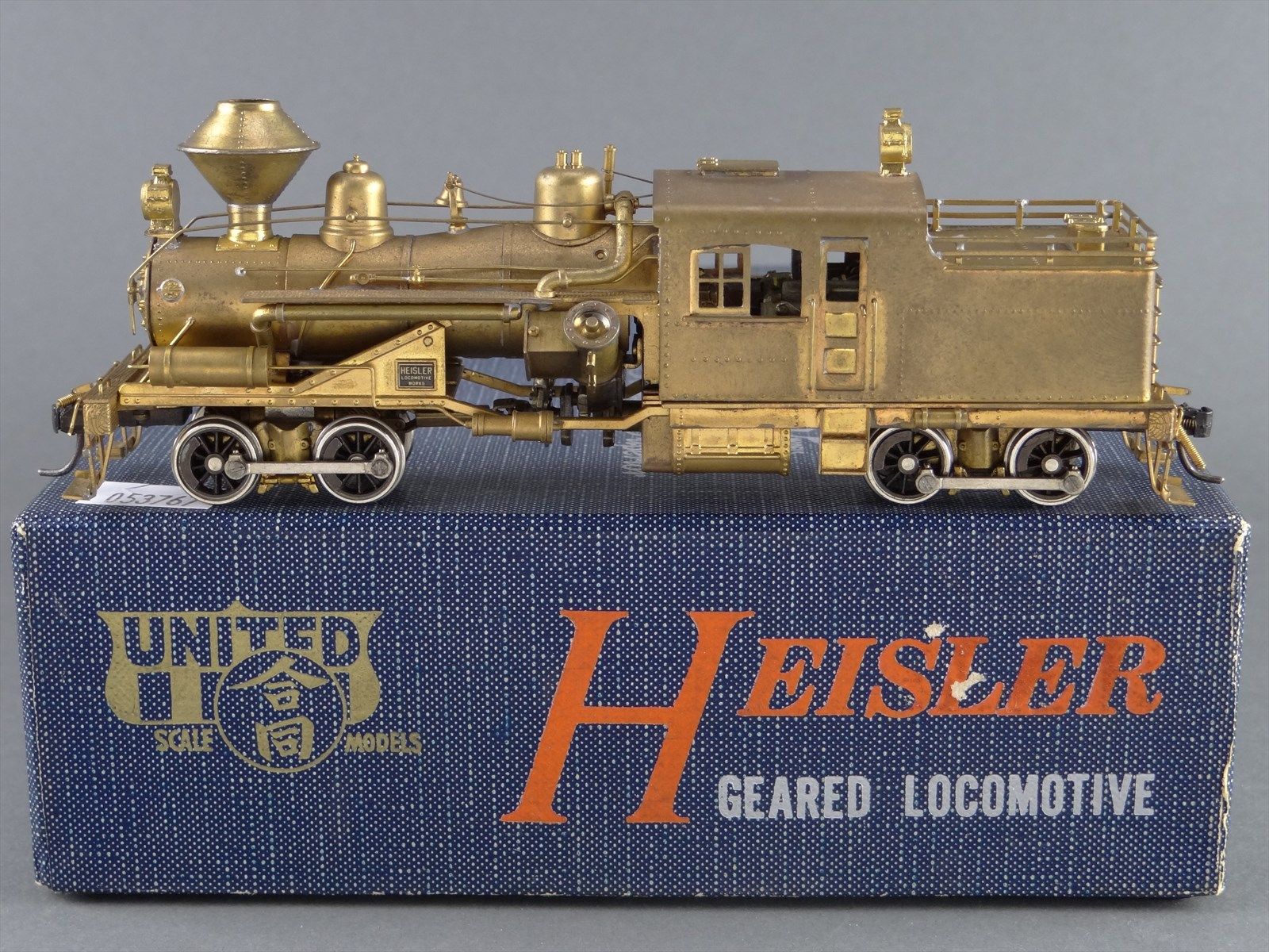 HO Brass Model Train - PFM United 2-Truck Logging Heisler Geared Engine ...
