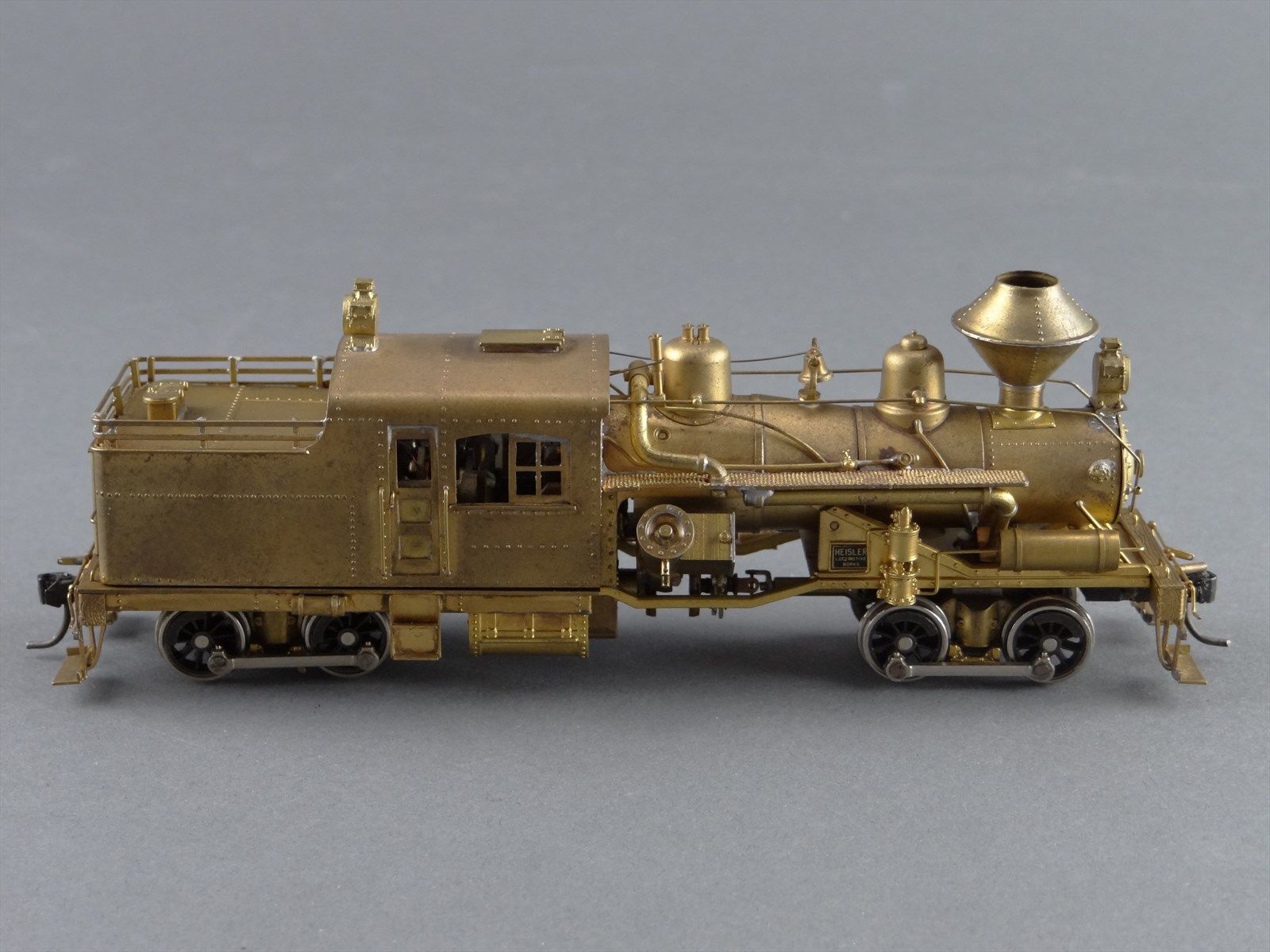 HO Brass Model Train - PFM United 2-Truck Logging Heisler Geared Engine ...