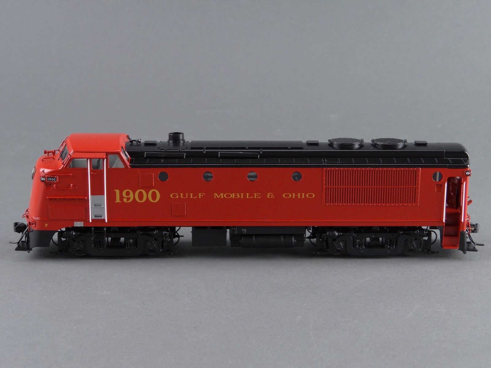 HO Brass Model Train - Ampolex - Ajin Ingalls 4-S GM&O Red #1900 - w ...