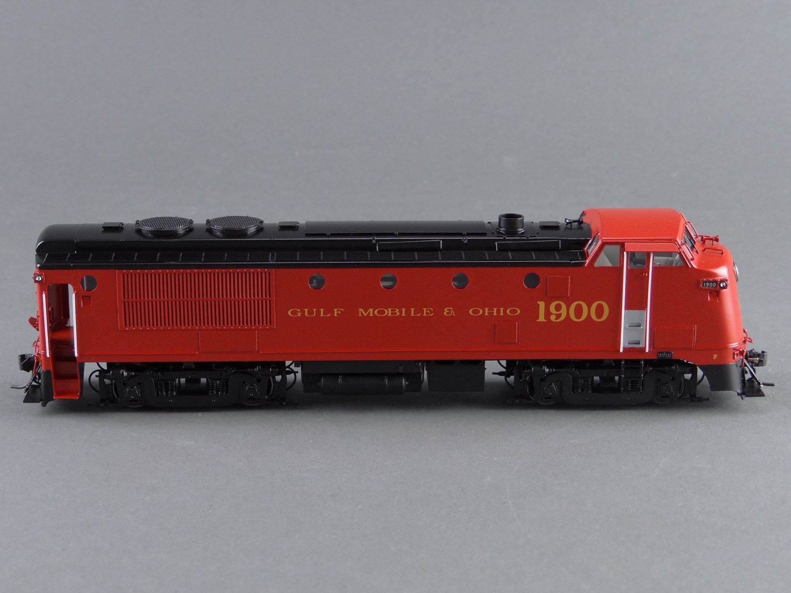 HO Brass Model Train - Ampolex - Ajin Ingalls 4-S GM&O Red #1900 - w ...