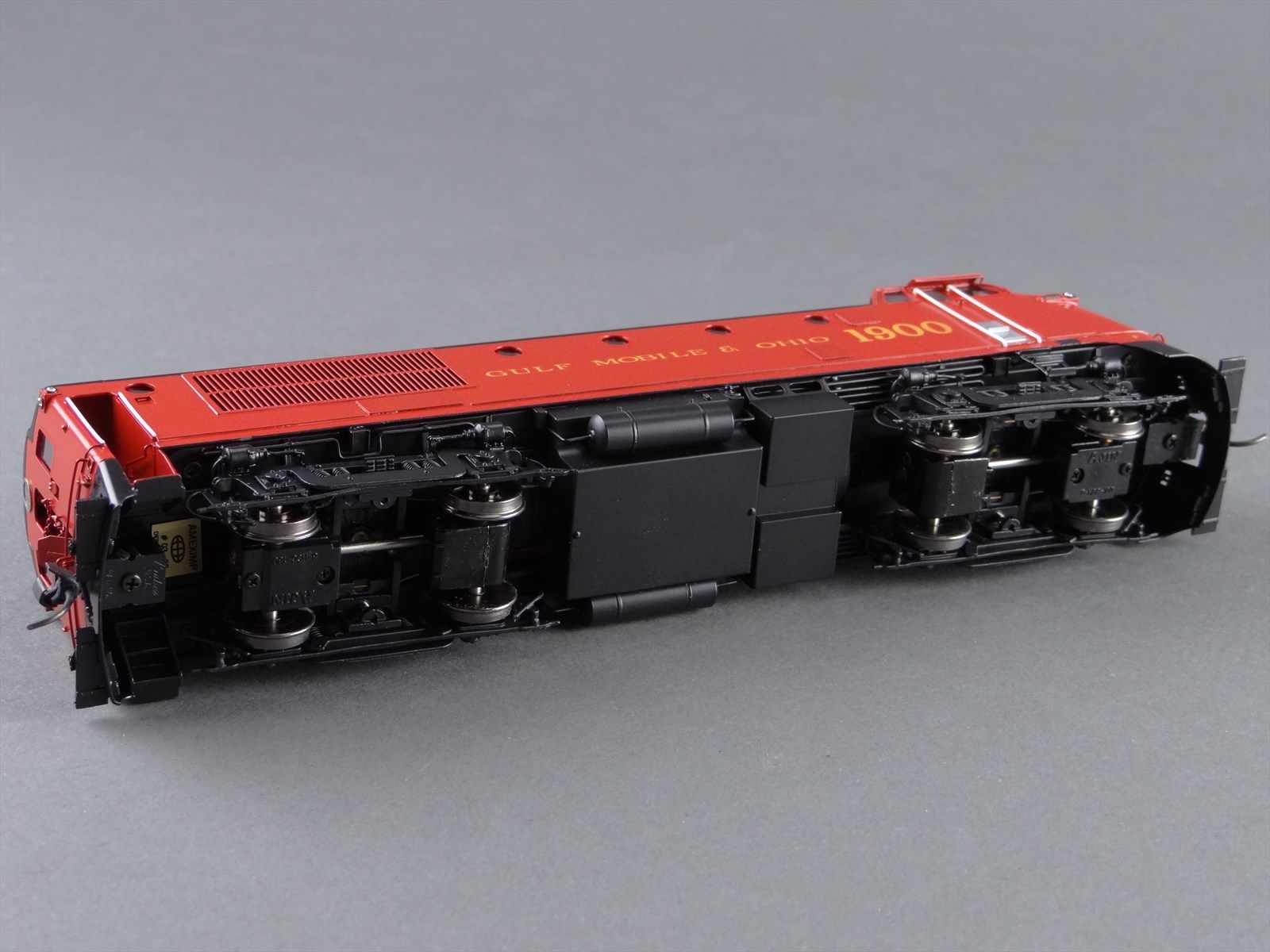 HO Brass Model Train - Ampolex - Ajin Ingalls 4-S GM&O Red #1900 - w ...