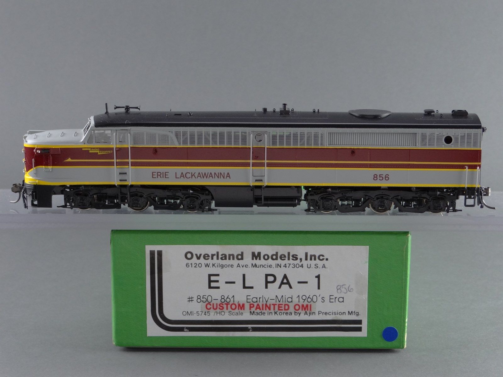 HO Brass Model Train - OMI 5745.1 EL Erie Lackawanna Alco PA-1 Diesel #856