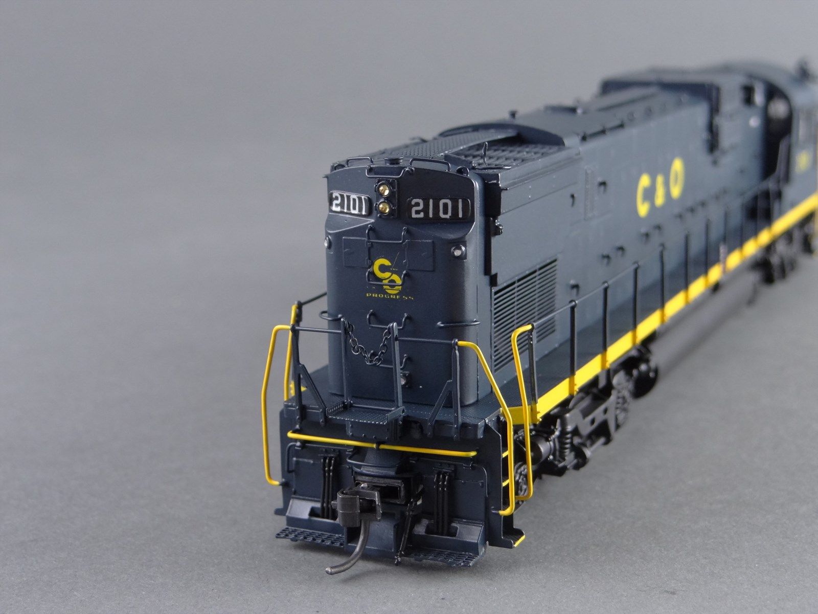 HO Brass Model Train - OMI 6151.1 C&O Chesapeake & Ohio ALCO C630 ...