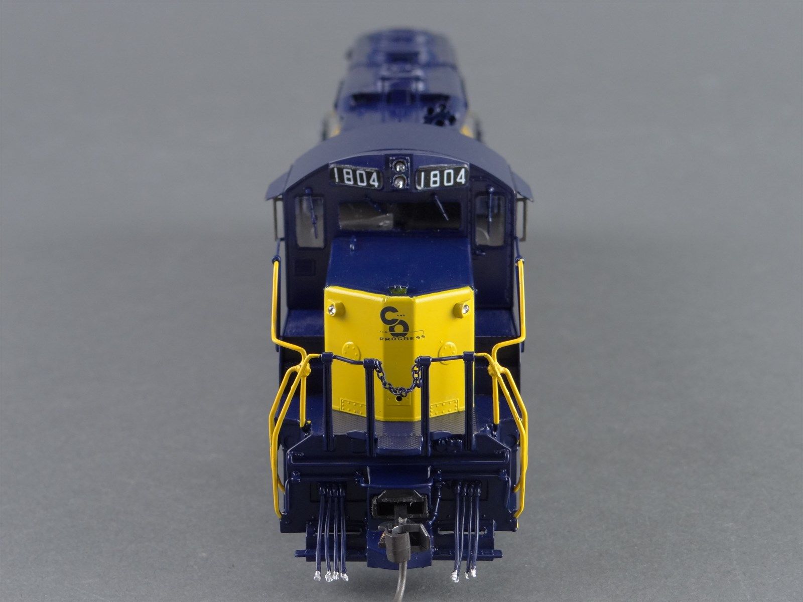 HO Brass Model Train - OMI 6169.1 C&O Chesapeake & Ohio SD18 Diesel w ...