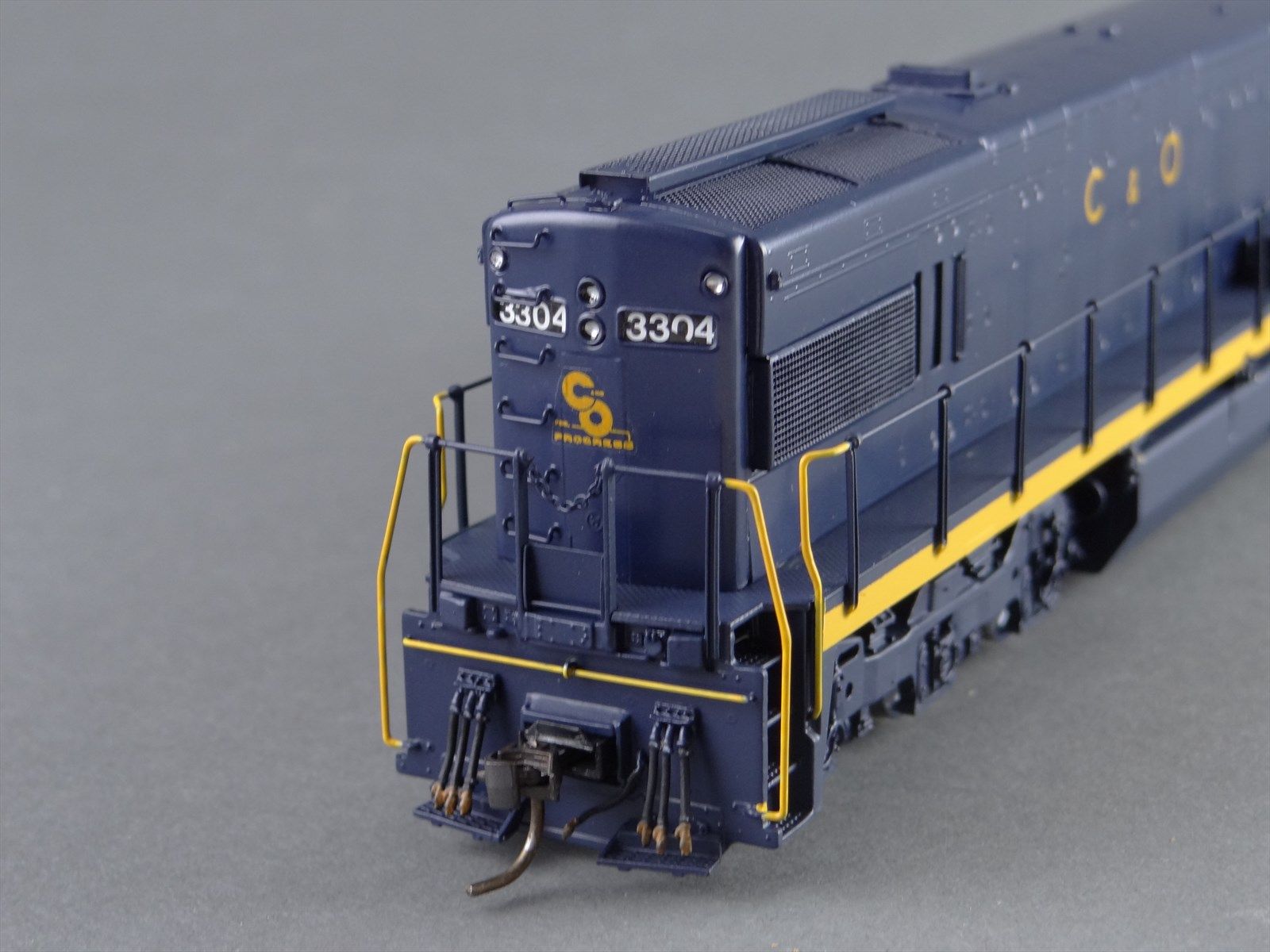 HO Brass Model Train - OMI 5099.1 C&O Chesapeake & Ohio U30C Diesel ...