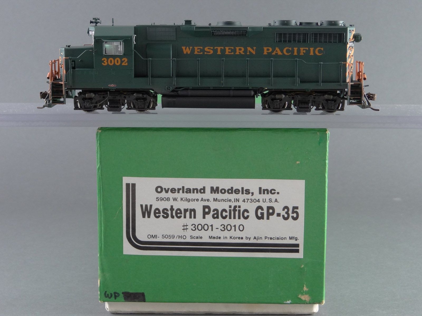 HO Brass Model Train - OMI 5059.1 WP Western Pacific EMD GP35 Diesel ...