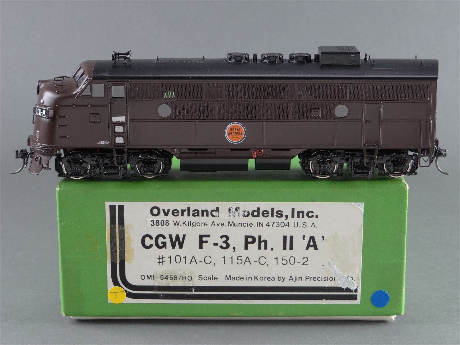 HO Brass Model Train - OMI 5458 CGW Chicago Great Western F-3 F3A ...