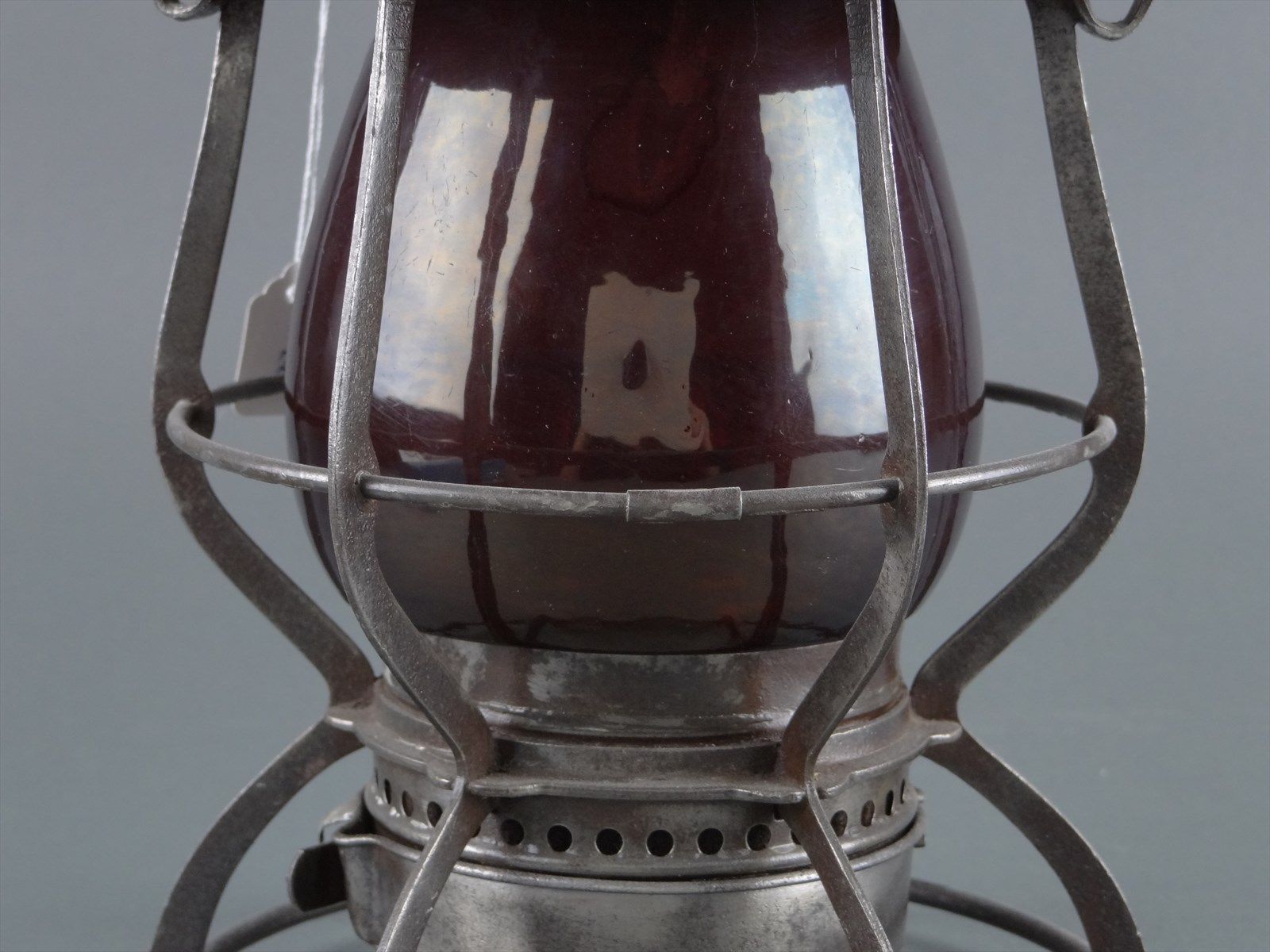 Lantern - Keystone Casey Lantern - Tall Globe - Red CC&O Ry